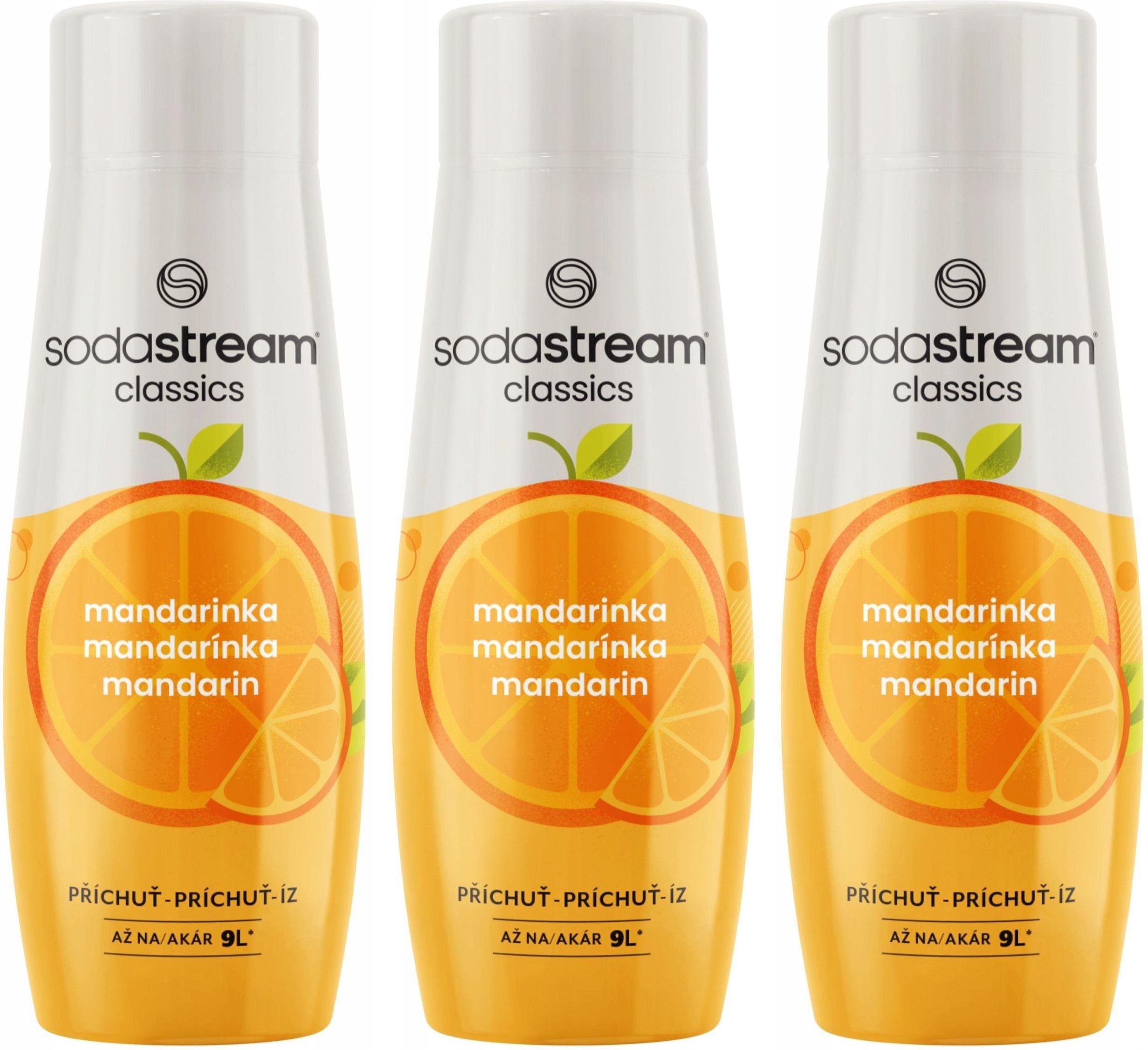 Sodastream Syrop Koncentrat Sok Mandarynka 3szt 440ml - Ceny i opinie ...