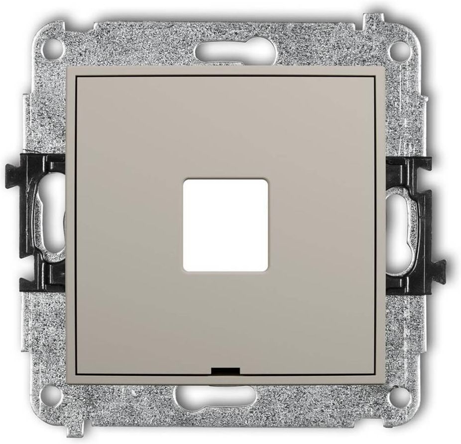 Gniazdo elektryczne Karlik Elektrotechnik Mini Pojedynczego Taupe ...