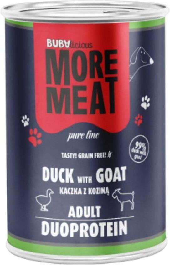 Karma Bubapet Bubalicious More Meat Duo Adult Karma Z Kaczką I Kozą Dla ...