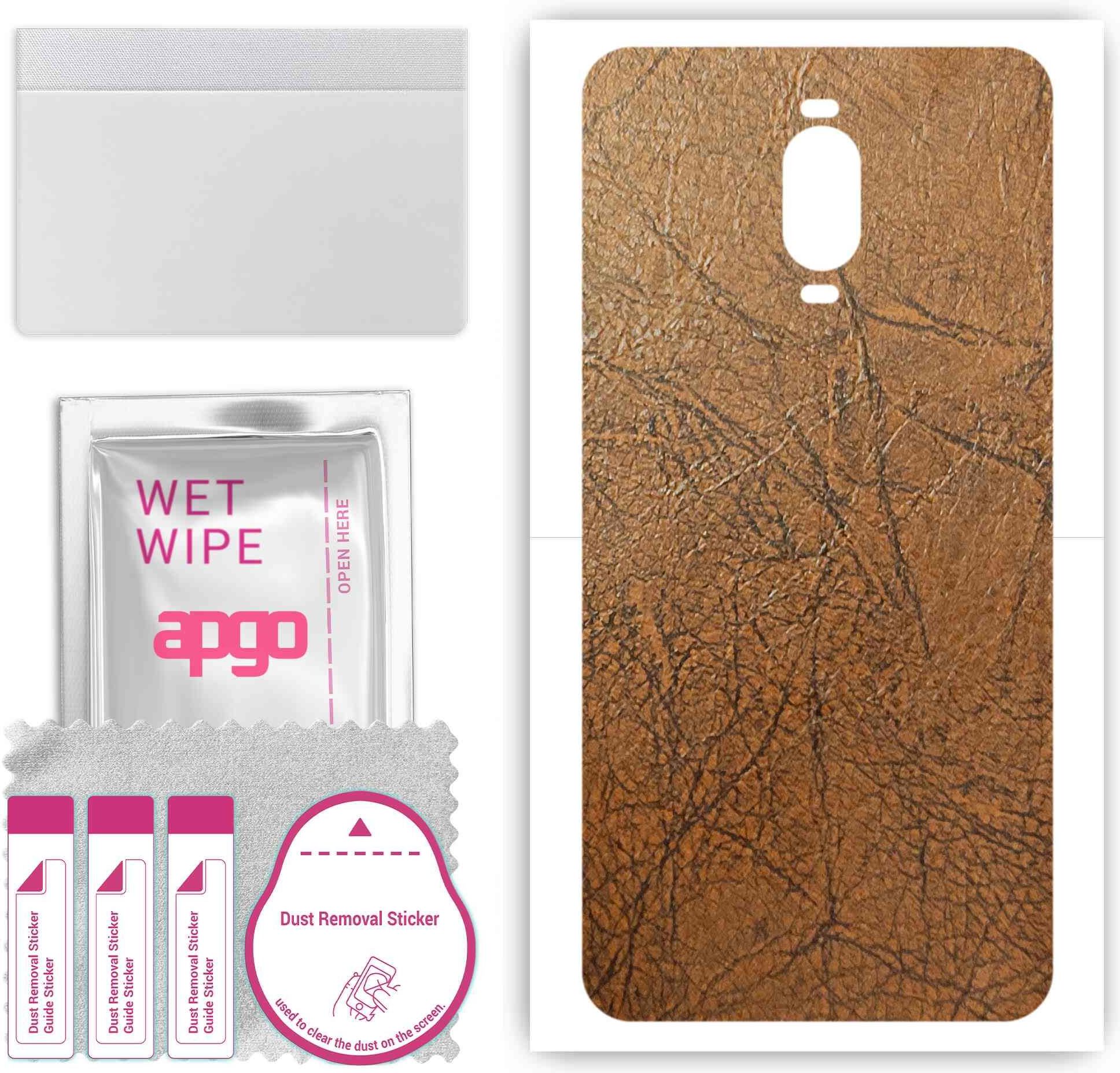 Apgo Folia Naklejka Skórka Strukturalna Na Tył Do Huawei Mate 9 P Design Skóra Vintage Skins ...