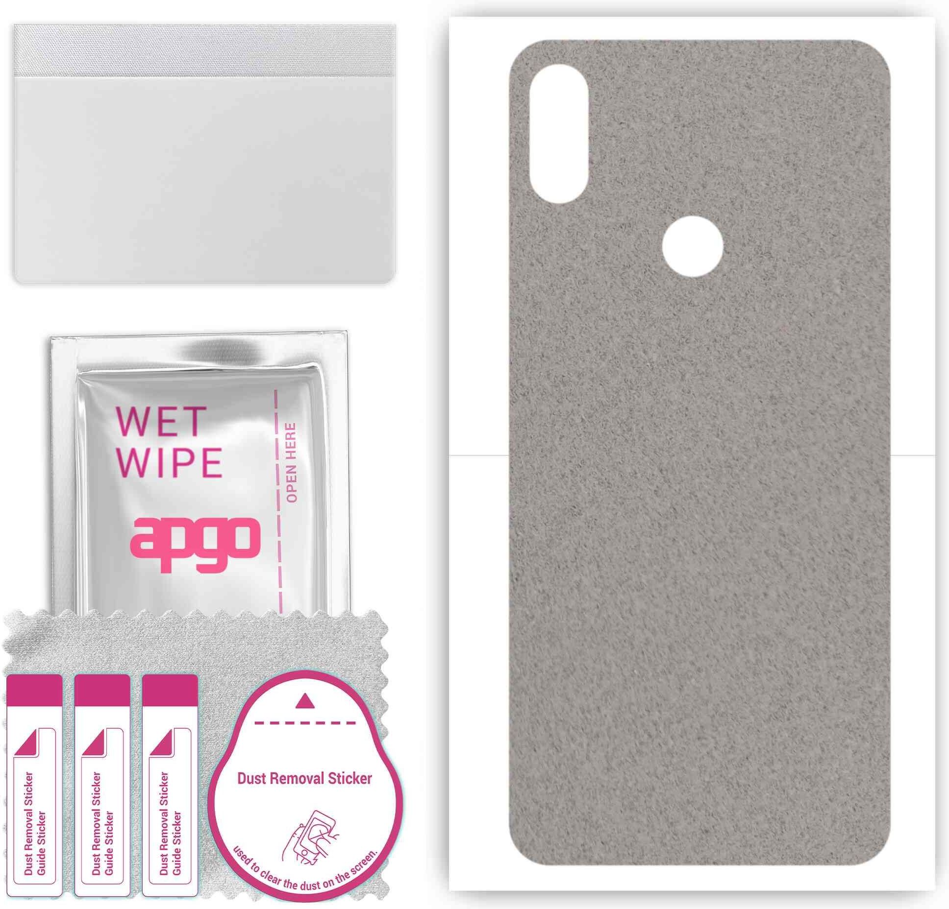 Apgo Folia Naklejka Skórka Strukturalna Na Tył Zamsz Do Doogee X53 ...