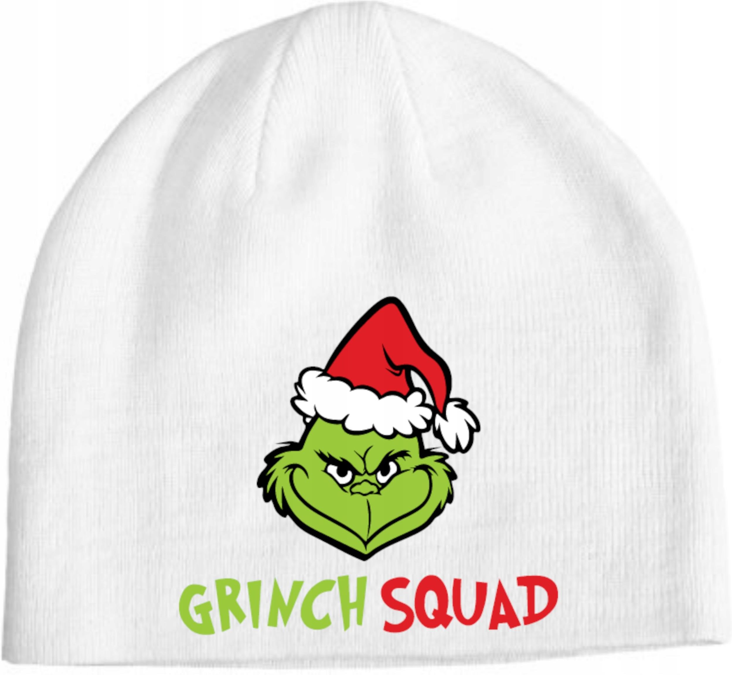 Czapka Zimowa Beanie Grinch Squad Świąt Nie Będzie Bożę Narodzenie ...