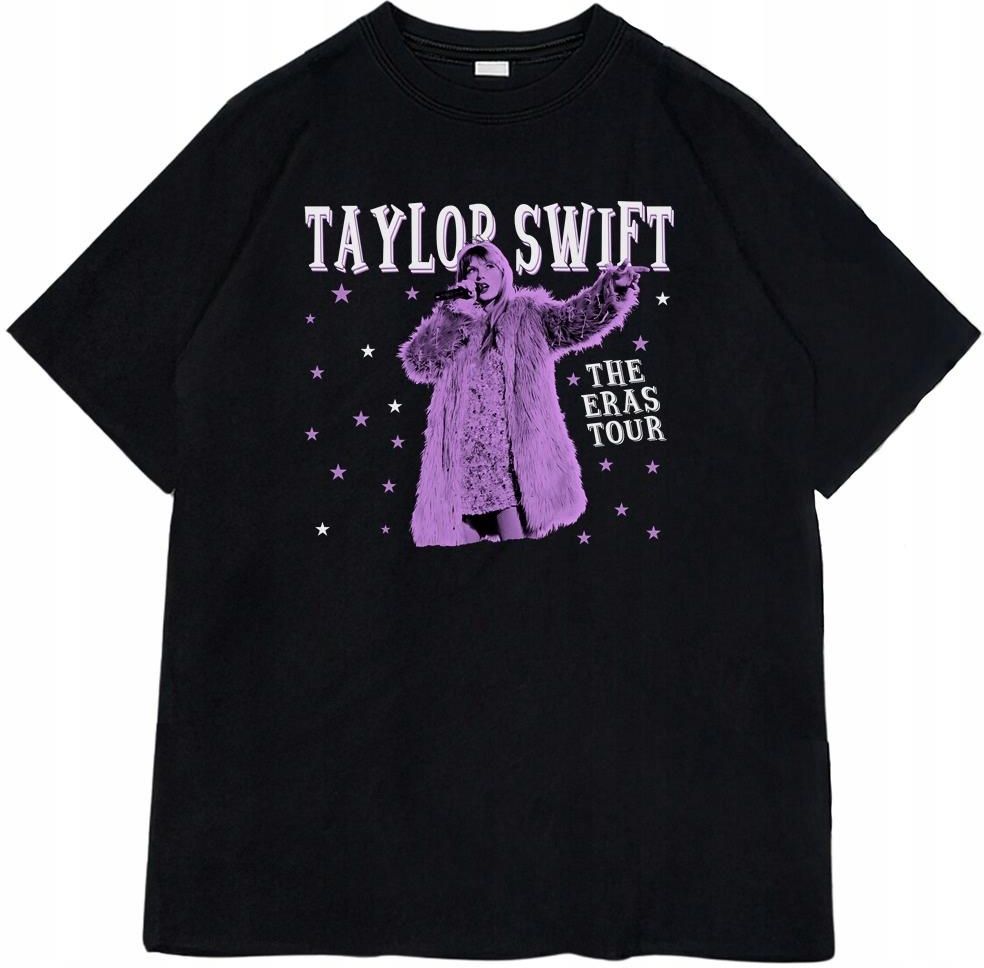 Koszulka Taylor Swift vintage oldschool retro t-shirt L Purple - Ceny i ...
