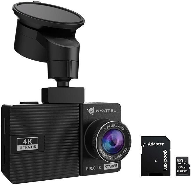 Rejestrator jazdy Navitel Zestaw Wideorejestrator R900 4K + Karta ...