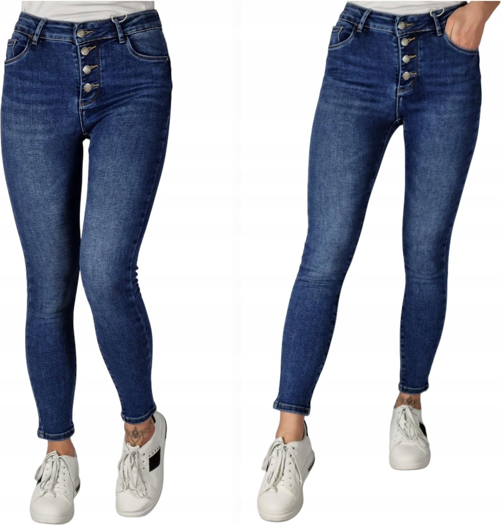 M.sara Spodnie Jeansowe Klasyczne Na Guziki 28/S - Ceny i opinie - Ceneo.pl