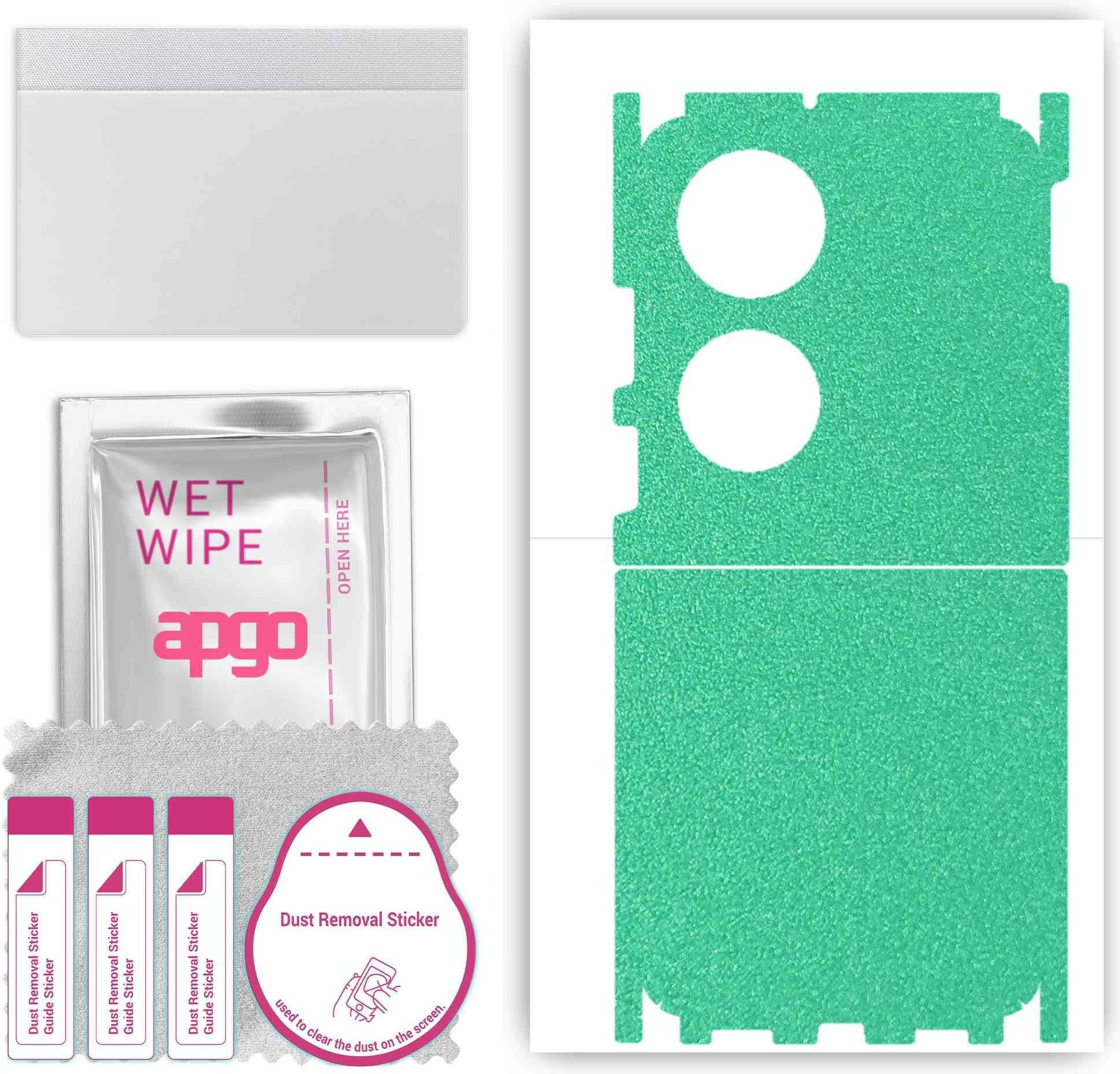 Apgo Folia Naklejka Skórka Strukturalna Na Tył+Boki Do Huawei P50 ...