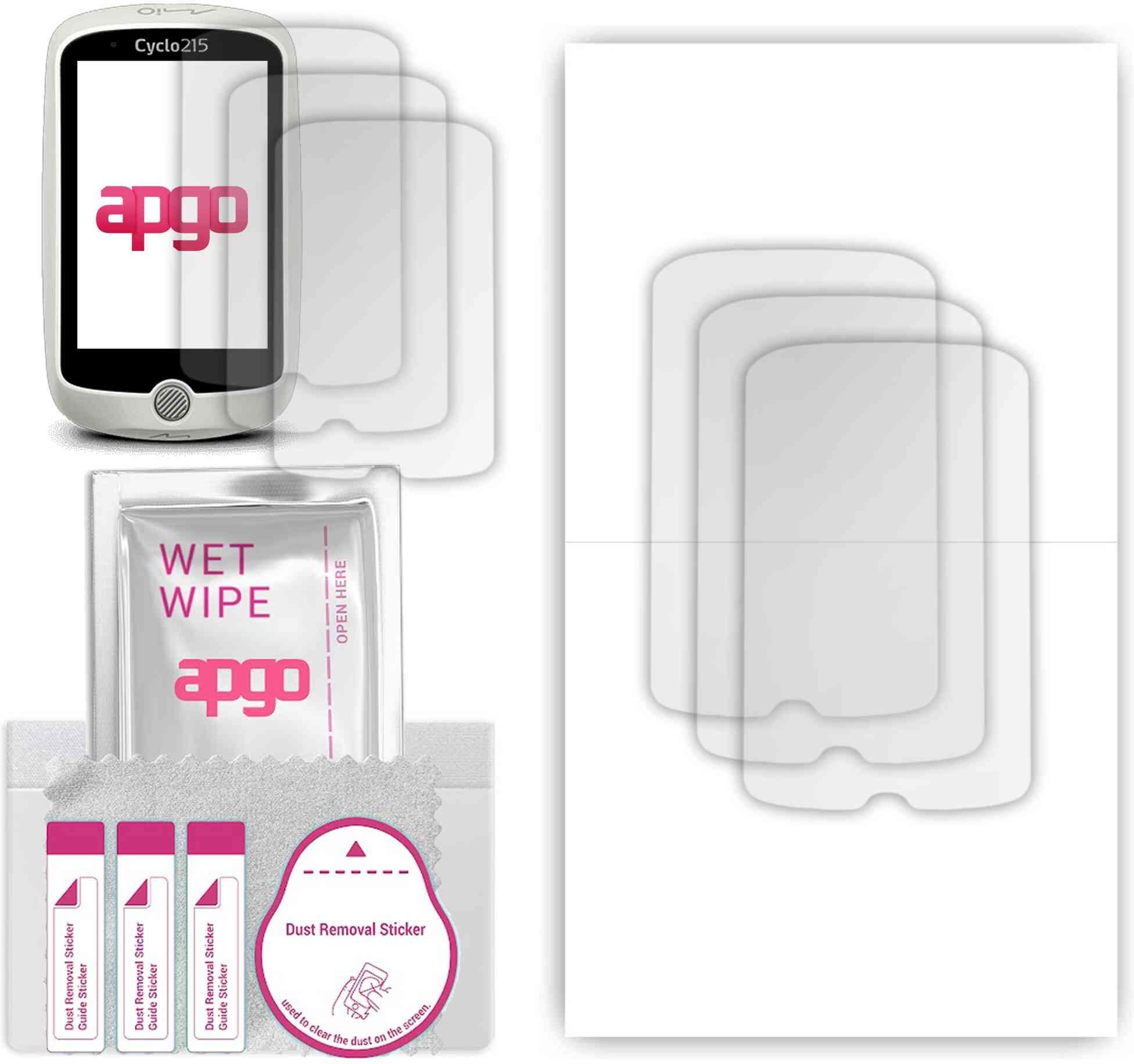 Apgo 3X Folia Hydrożelowa Na Ekran Do Mio Cyclo 215 Hc Hydrogel Tpu 5D ...