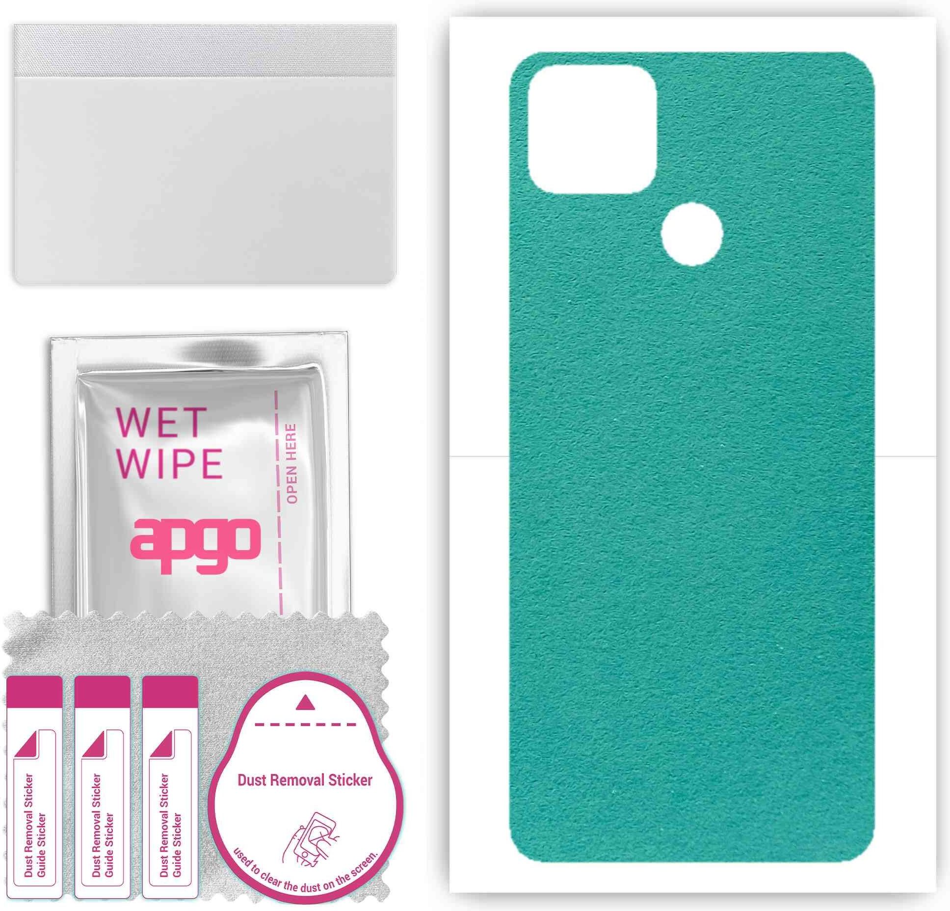 Apgo Folia Naklejka Skórka Strukturalna Na Tył Zamsz Do Realme 7I ...