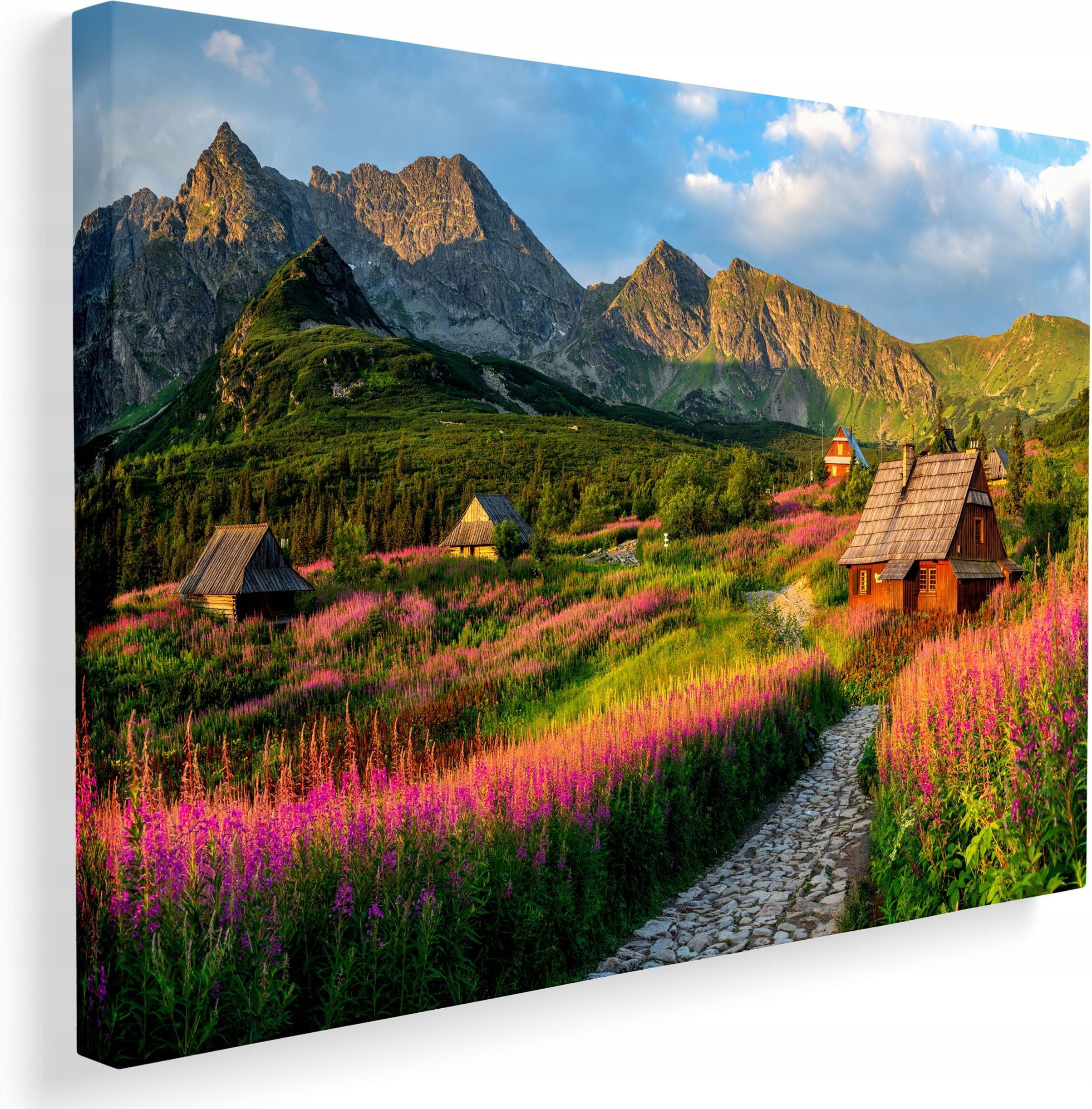 Obraz na płótnie Tatry Polska Zakopane widok krajobraz na ścianę 100x70 ...