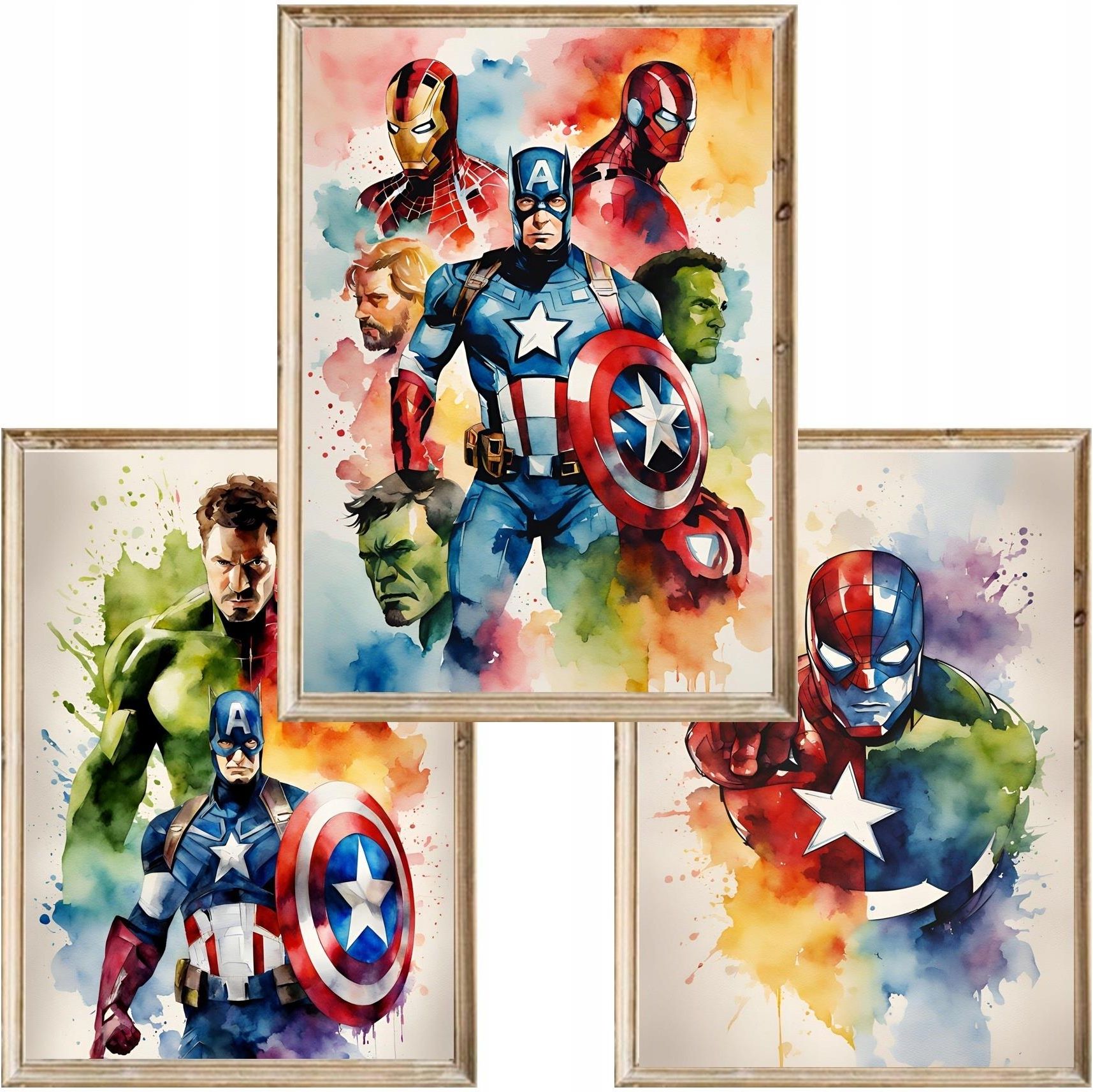 Zestaw 3 plakatów Marvel A3 1783828419 - Opinie i atrakcyjne ceny na Ceneo.pl
