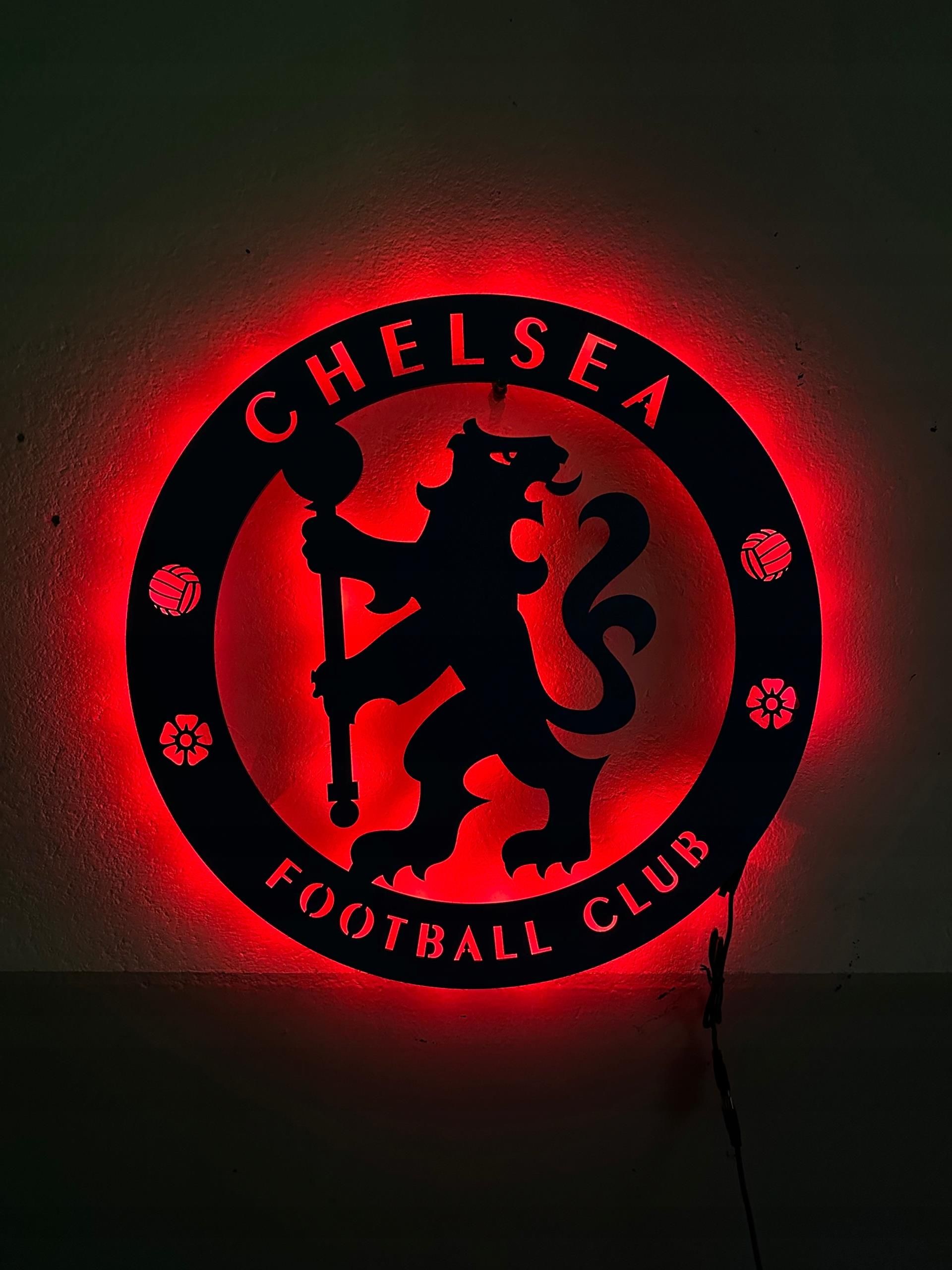 Herb Chelsea Obraz Drewniany 3D Lampka Nocna Led 1783916151 - Opinie i ...