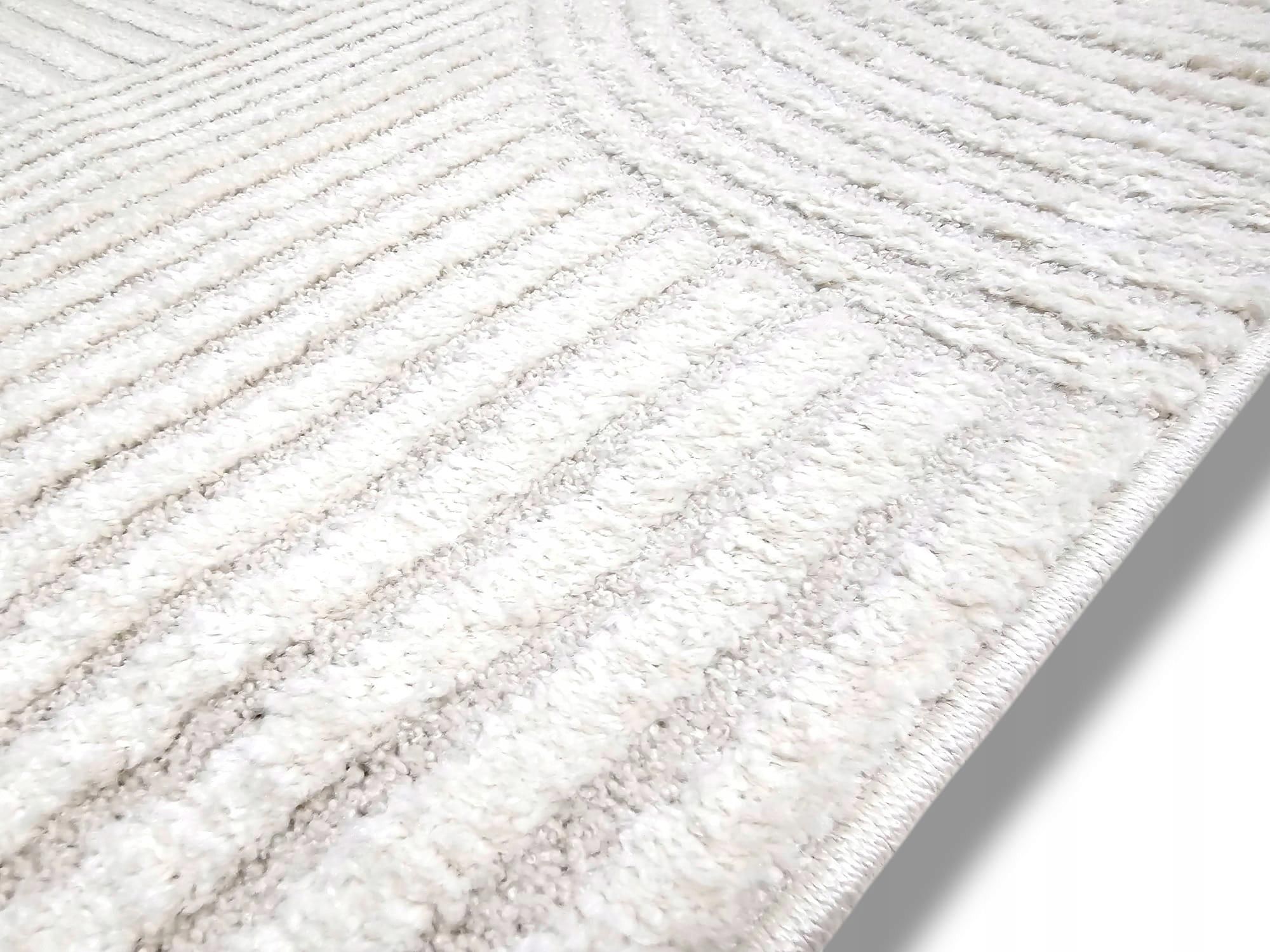 Dywan Elio 160x230 art deco geometryczny kremowy w stylu boho loftowy ...