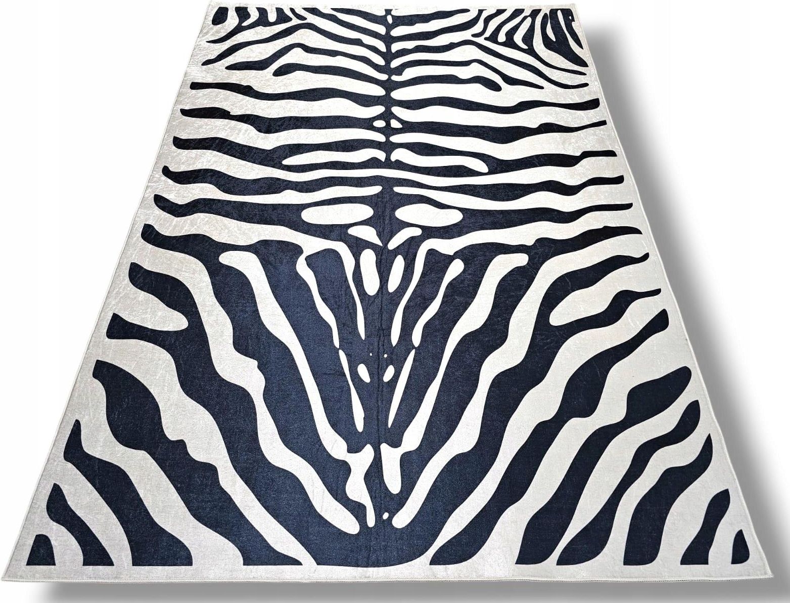Dywan Digital czarno biały Zebra mono 160x230 czarny z białym w zebrę ...