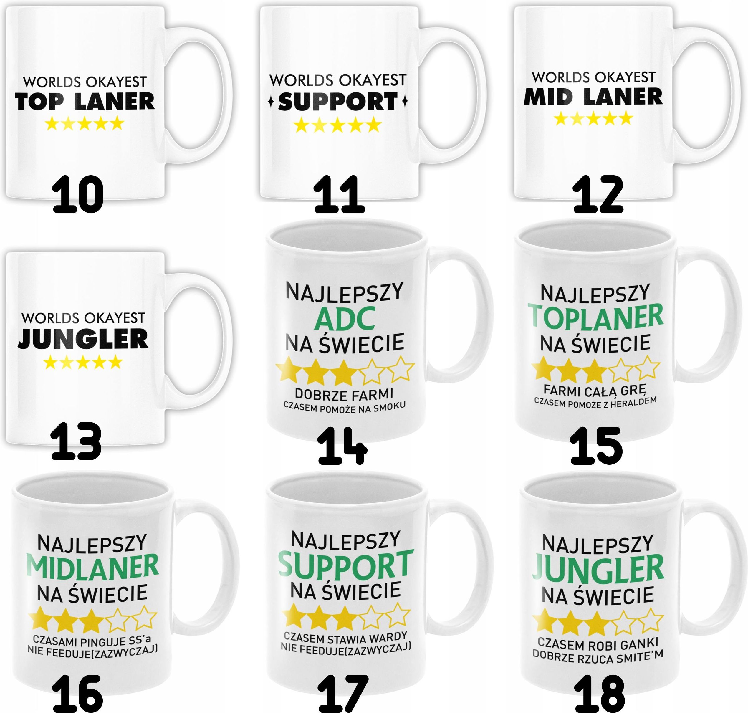 Top Diff Zabawny Kubek League Of Legends Urodziny 330ml+OPAKOWANIE ...