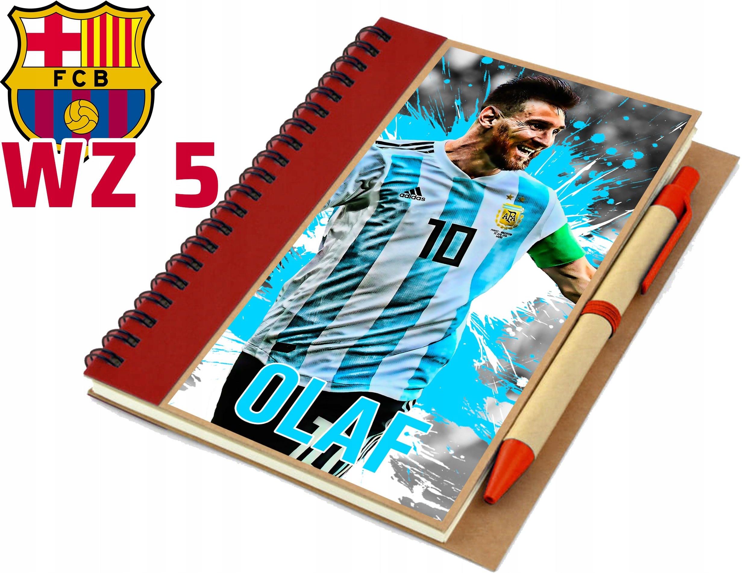 Notatnik Notes Imię Leo Messi Barcelona Miami Na Święta Mikołaj - Ceny ...