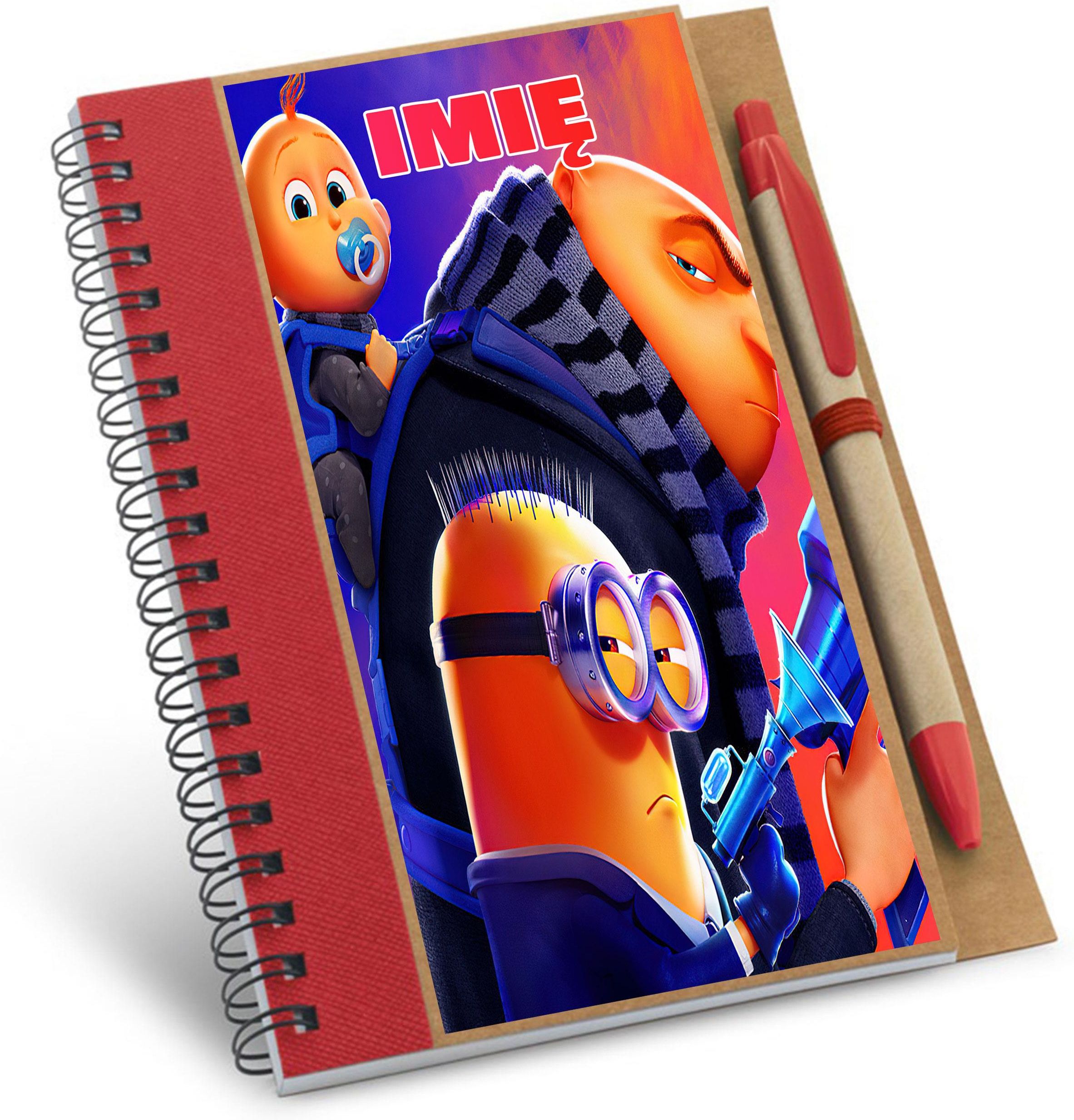 Notatnik Notes Imię Minionki Gru Dru Minions Na Święta Mikołaj - Ceny i ...