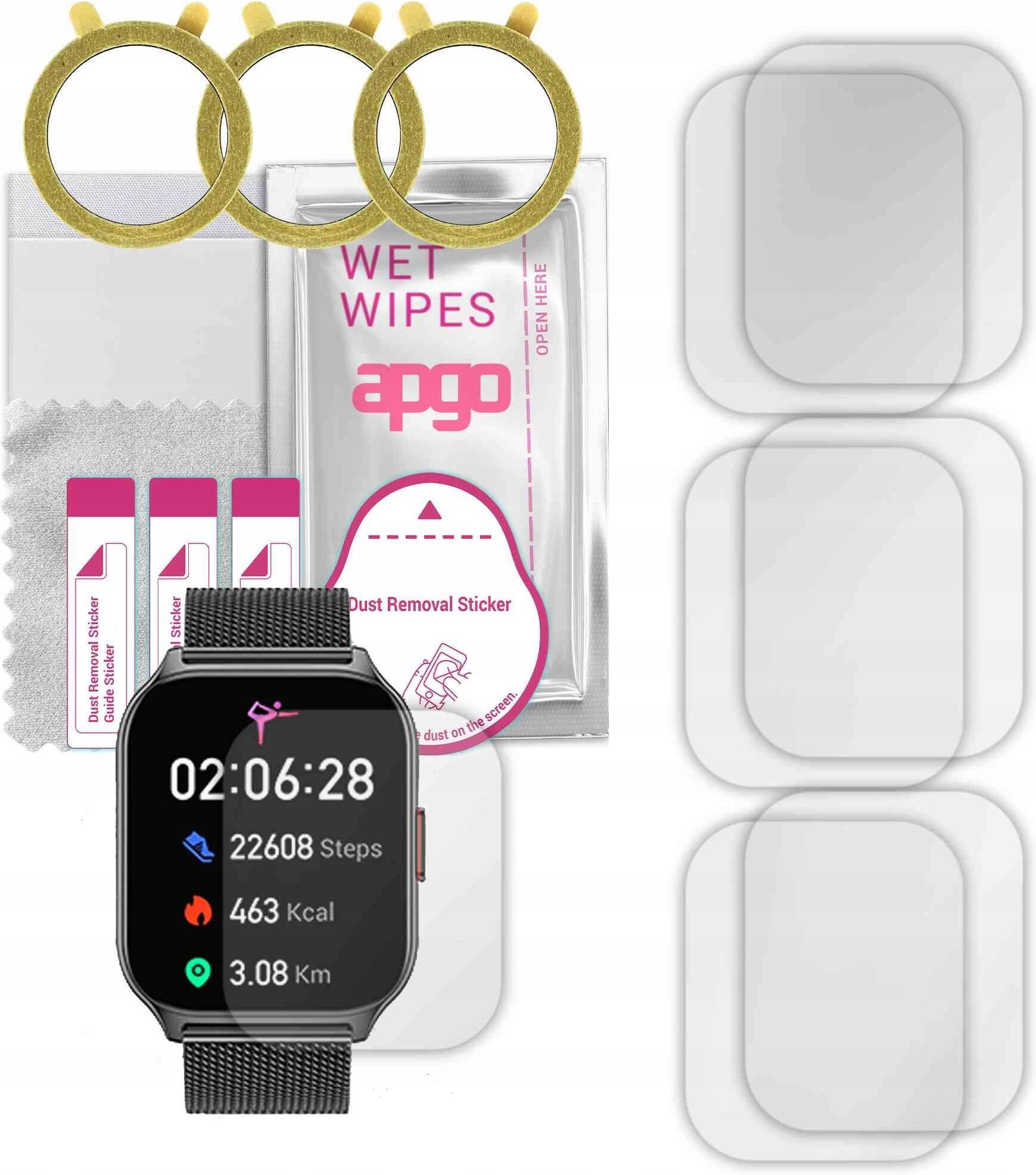 Apgo 6X Folia Hydrożelowa Do Narcid Smartwatch P95 Ochronna - Opinie i ...