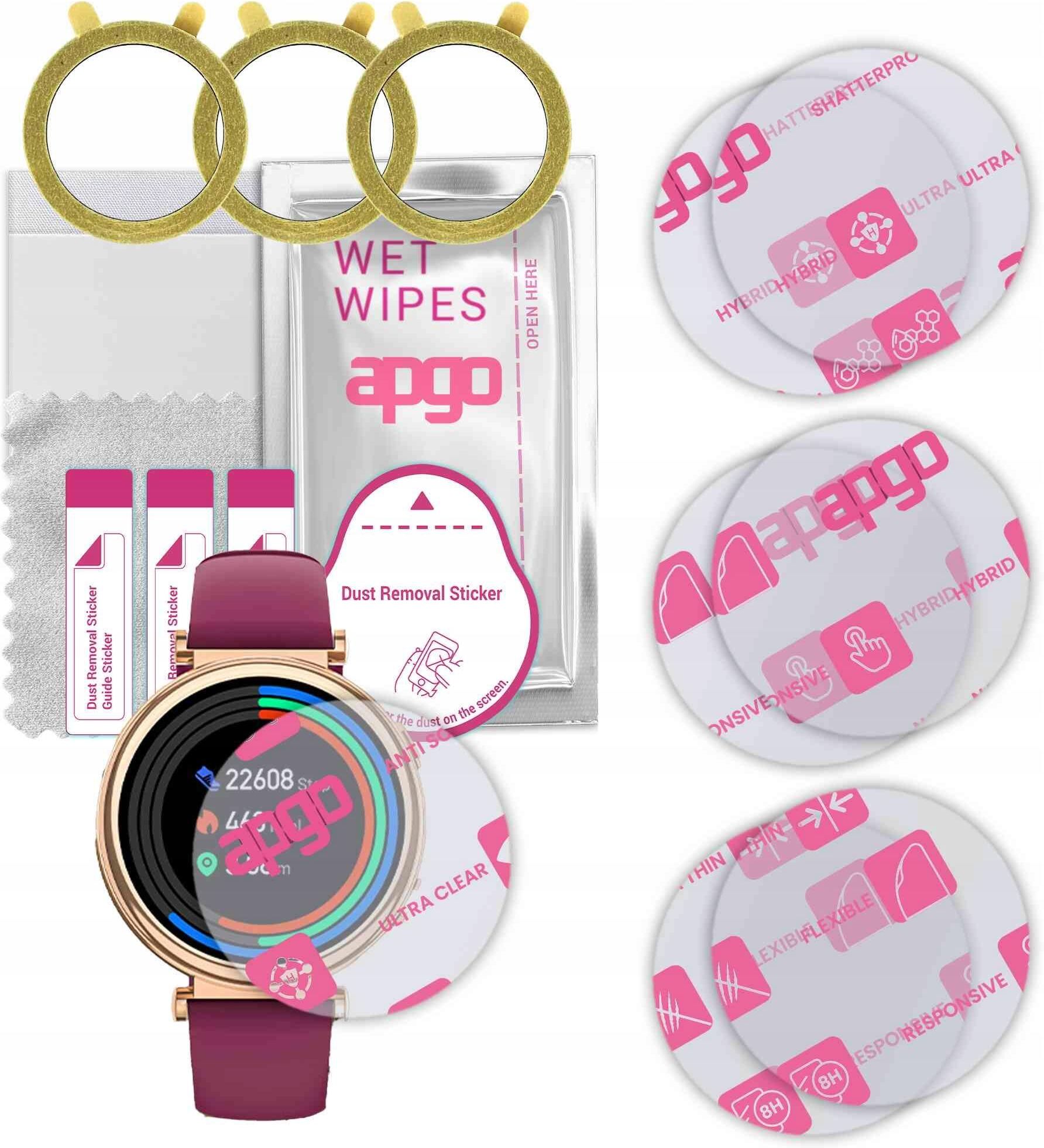 Apgo 6X Szkło Hybrydowe Do Sanorum Smartwatch I109 - Opinie i ceny na ...