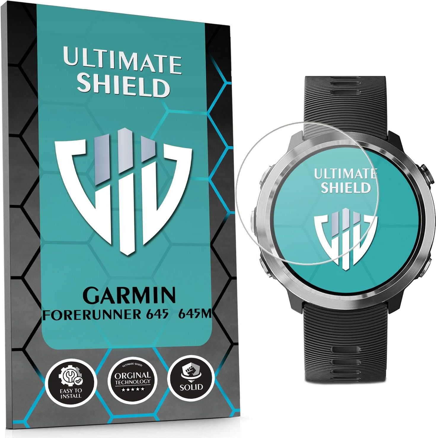 Ultimate Shield Szkło Hybrydowe Szkiełko Ochronne Na Smartwatch Garmin ...