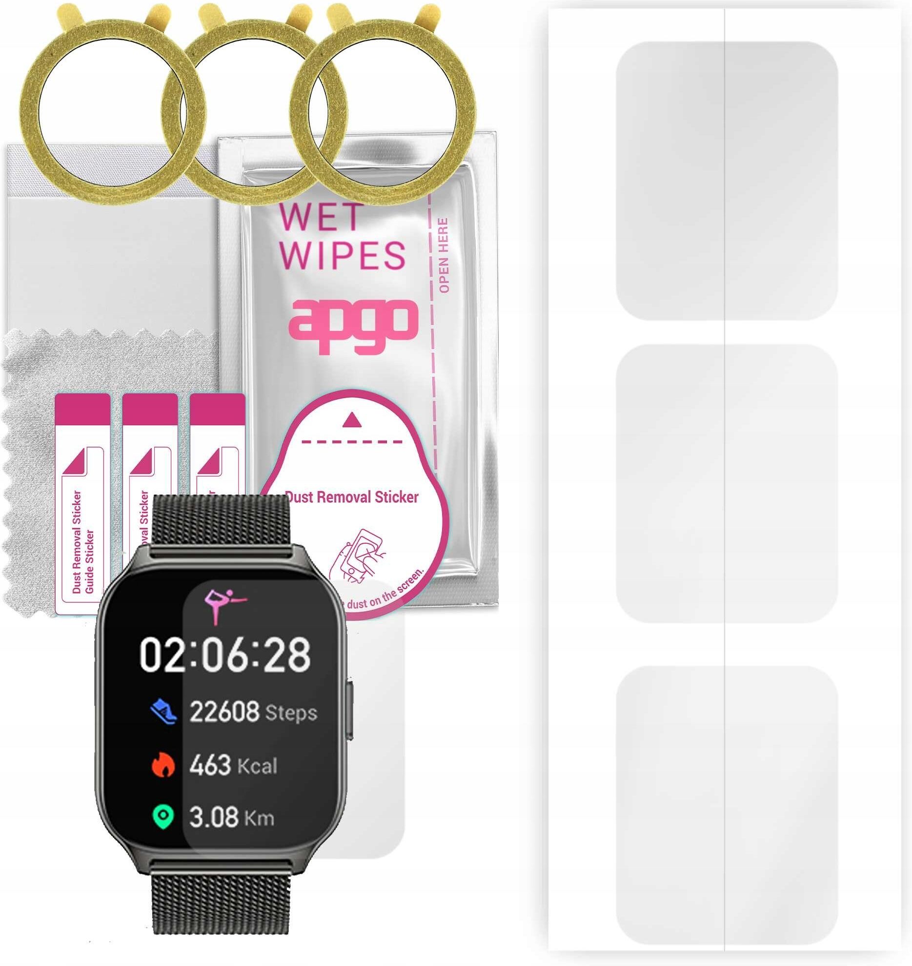 Apgo 3X Folia Hydrożelowa Do Narcid Smartwatch P98 Ochronna - Opinie i ...