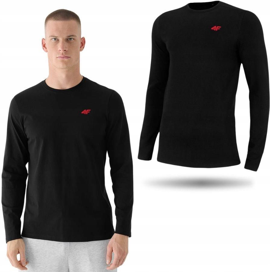 Bluza Męska 4F Longsleeve Bluzka Z Długim Rękawem Sportowa Na Co Dzień ...