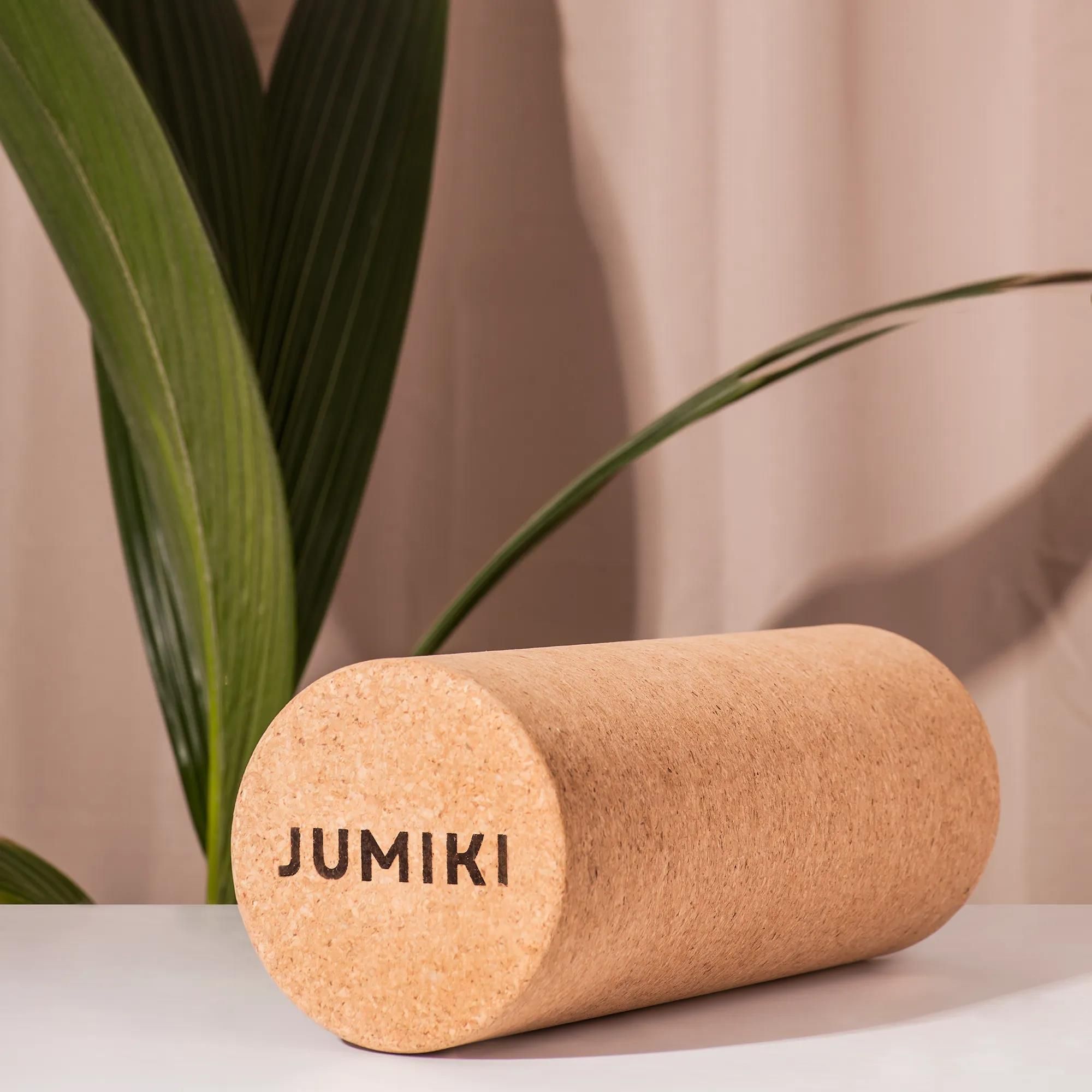 JUMIKI Roller do masażu , wałek do ćwiczeń korkowy M 10x30 cm - Ceny i ...