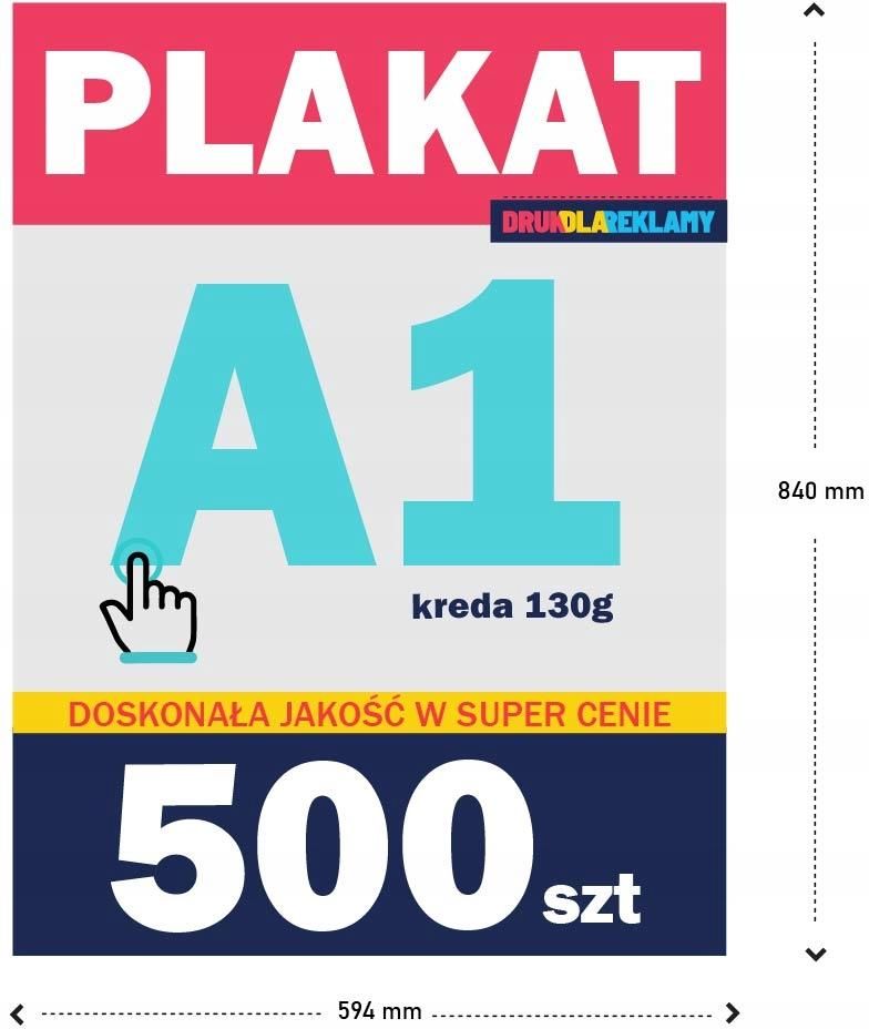 Plakat A1 840x594mm Plakaty Druk Offset Projekt Wydruk Plakatów Druk ...