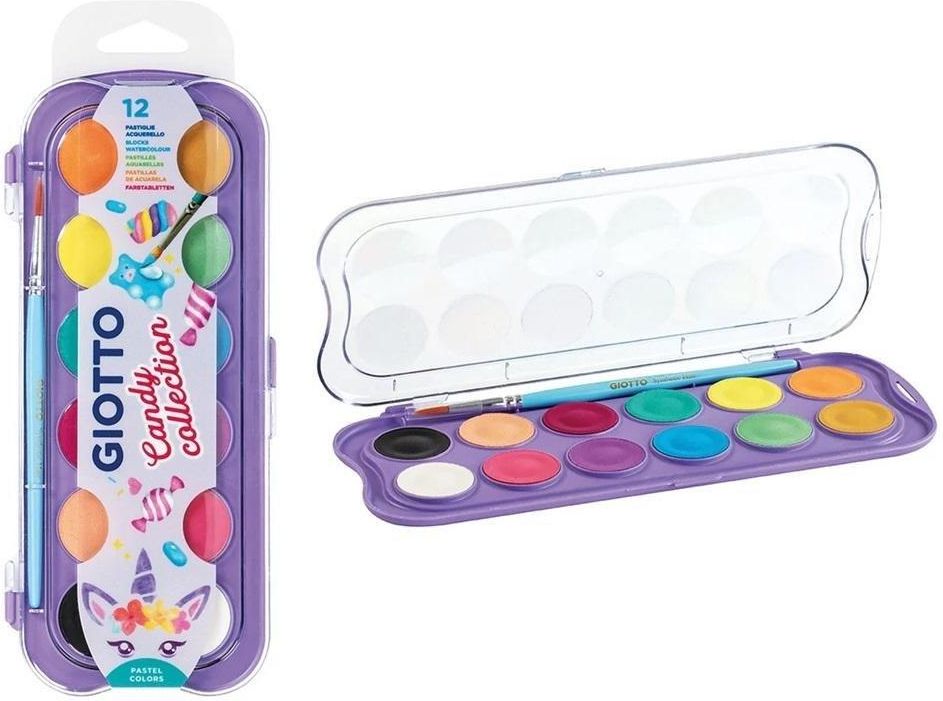 Giotto Farby Acquerelli Candy Collection 12 Kolorów - Ceny i opinie ...