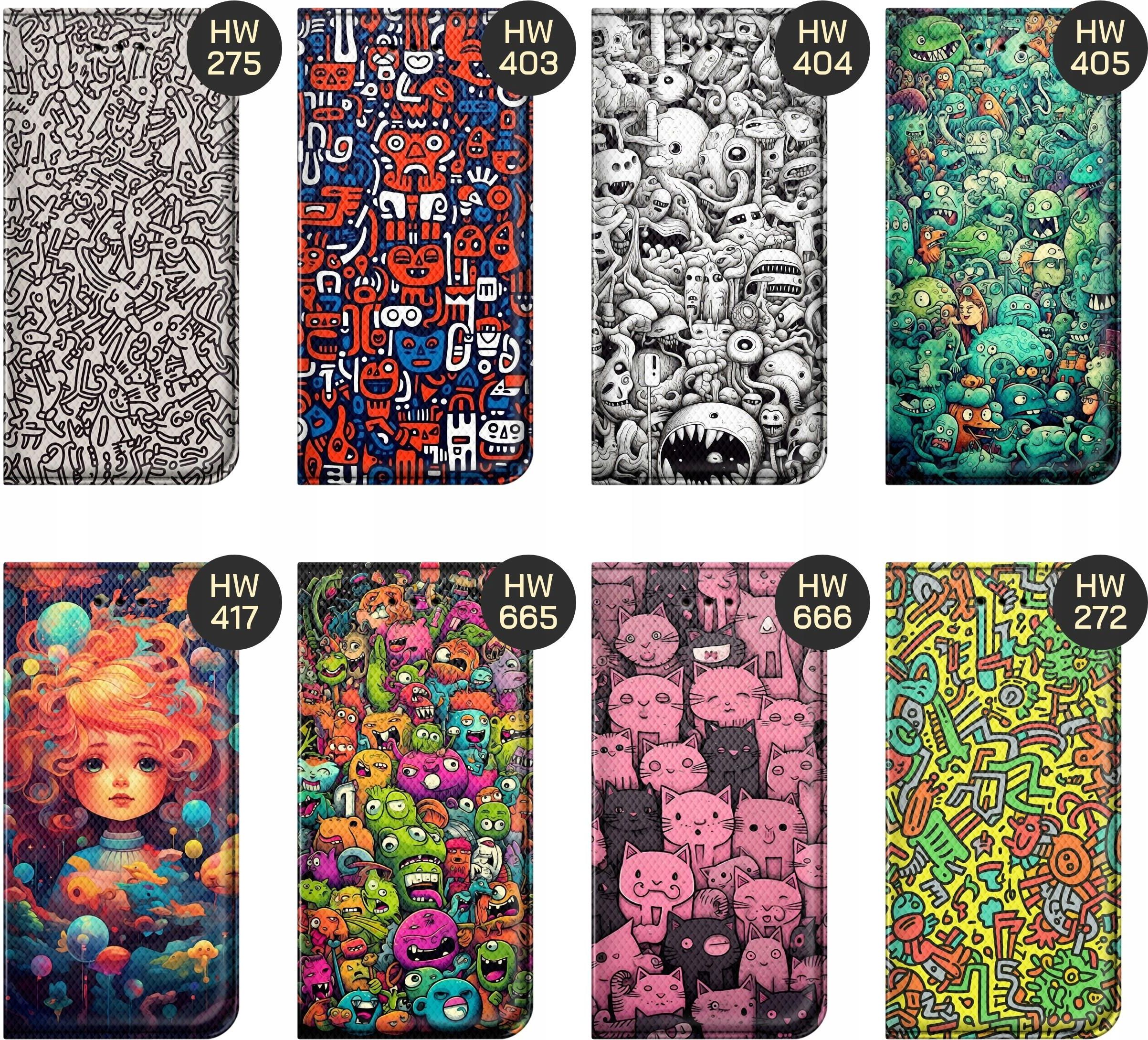 Hello Case Etui Do Apple Iphone Se 2025 Doodle Zwierzęta Potwory ...