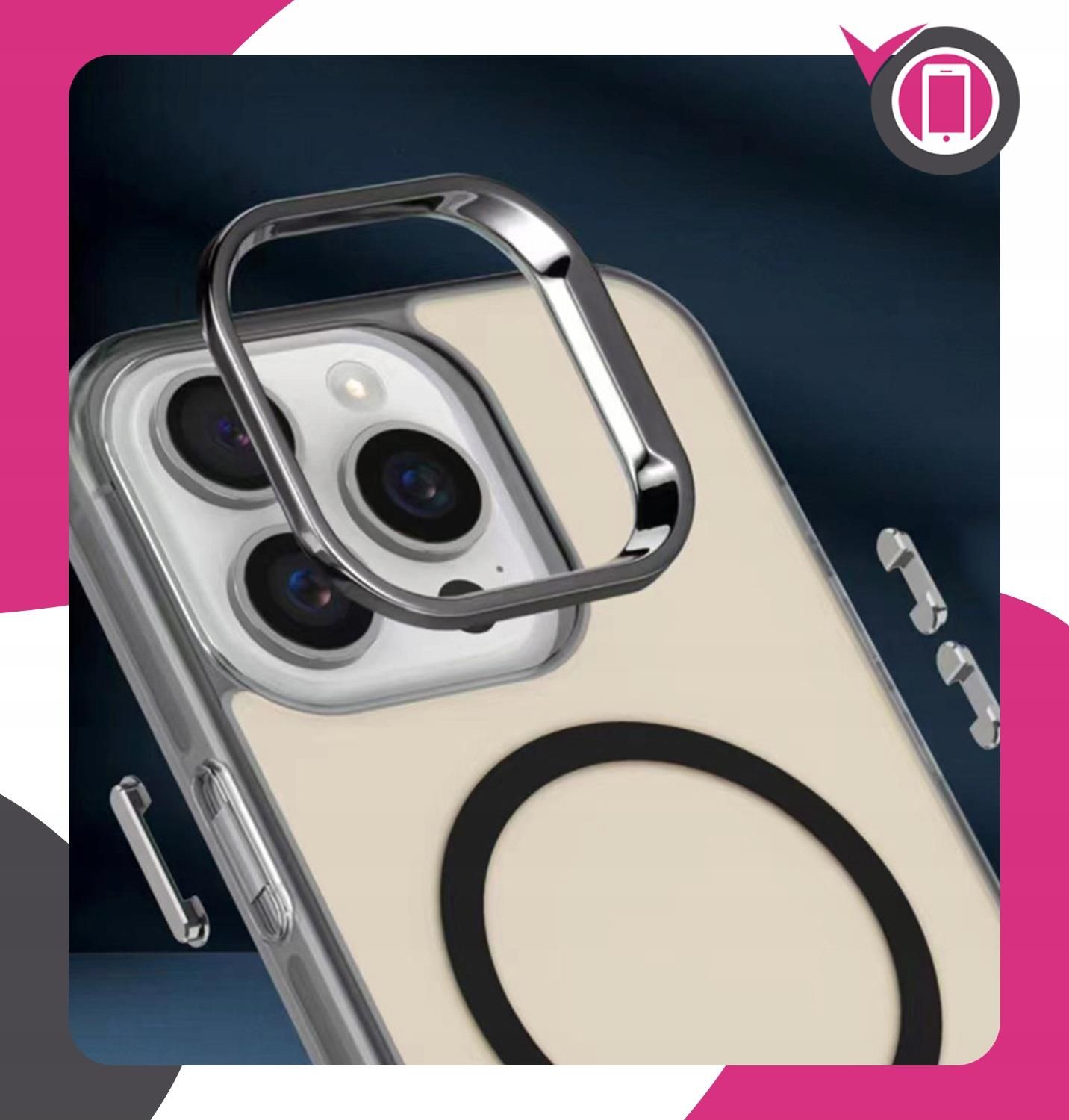 Martech Etui Do Apple Iphone 15 Pro Max Magsafe Srebrny Case Matowy ...