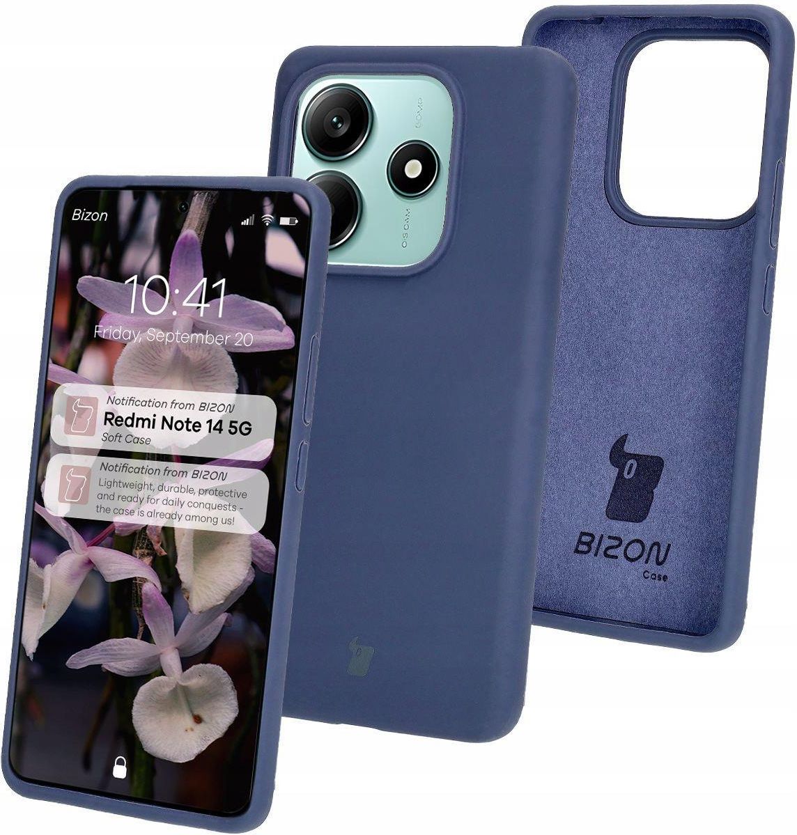 Bizon Etui Silikonowe Do Xiaomi Redmi Note 14 5G Mocne Plecki Case ...