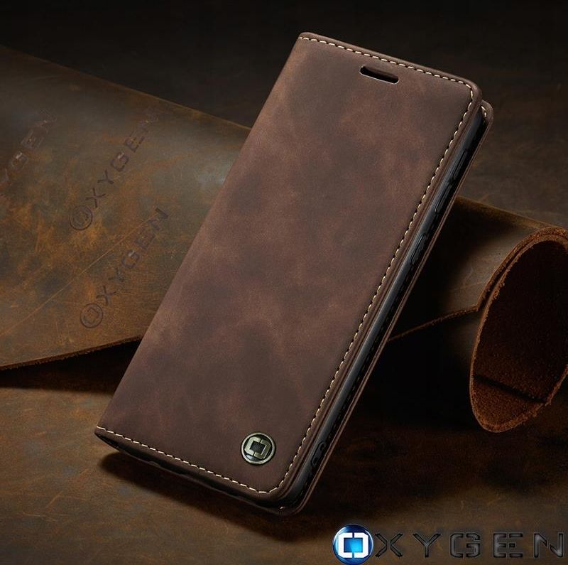 Skórzane Etui Na Telefon Portfel Oxygen Book Do Motorola G85 Folia ...