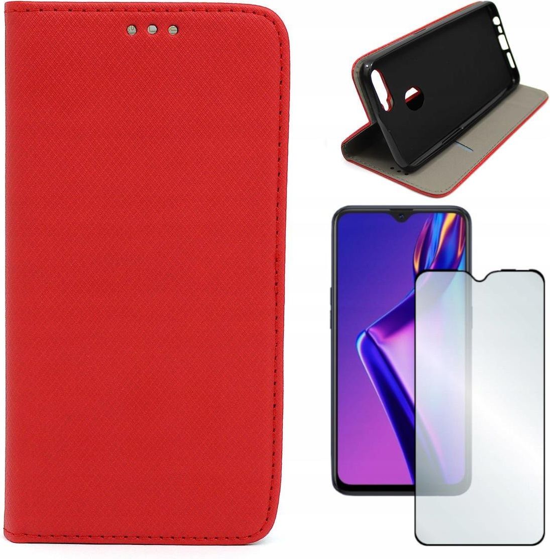 Etui Do Oppo A12 2020 Cph2077 Smart Magnet Czerw Pokrowiec Obudowa I ...