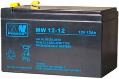 Mw Power Akumulator Agm Mw 12-12L 12V 12Ah - Zasilanie Awaryjne - Akcesoria do monitoringu ...