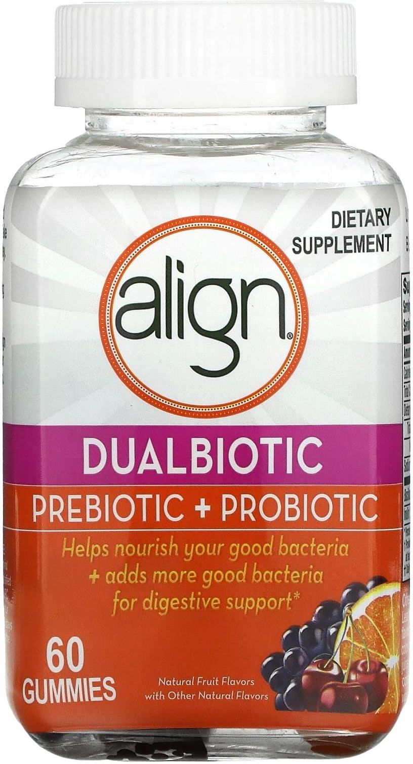 Align Probiotics Dualbiotic Prebiotyk + Probiotyk Naturalny Owocowy ...