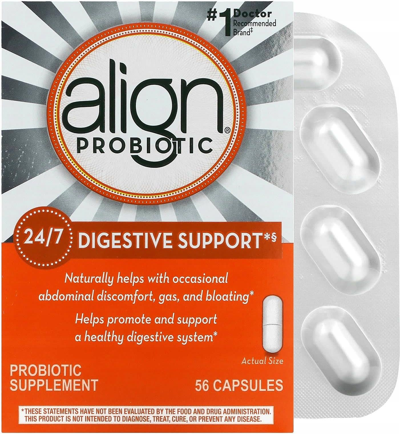 Align Probiotics Wsparcie Trawienne 24/7 56kaps. - Opinie i ceny na ...