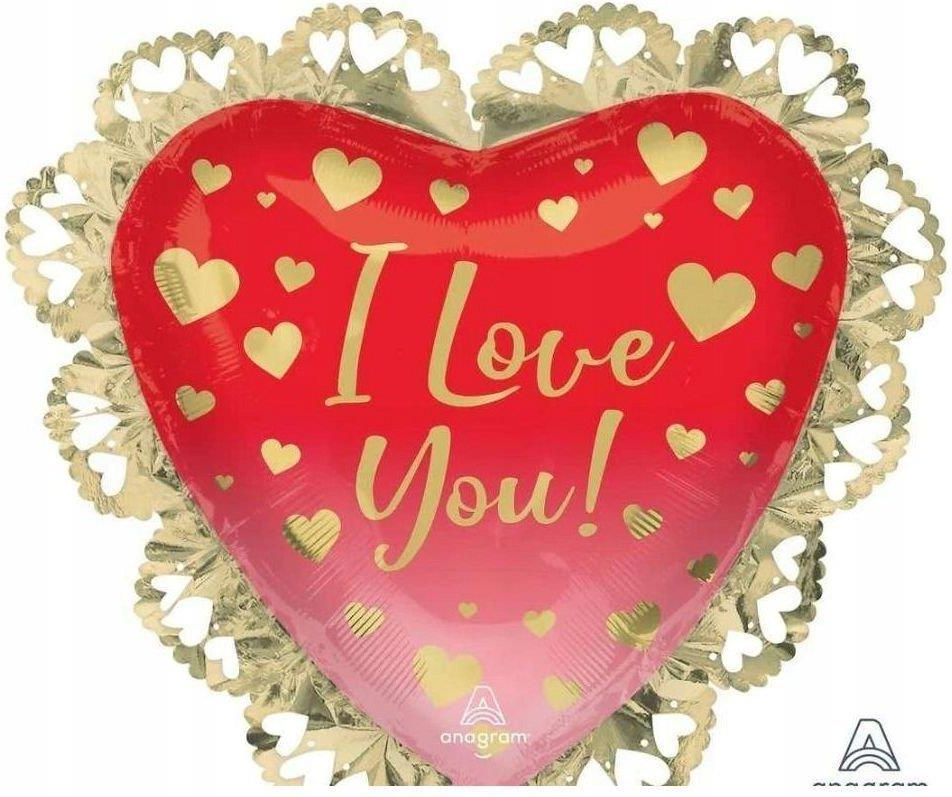 Amscan Balon Foliowy I Love You - Ceny i opinie - Ceneo.pl