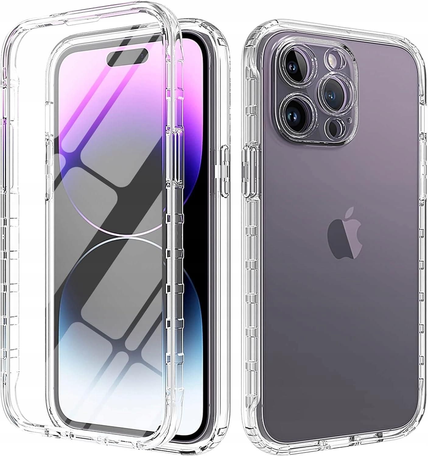 Leedia Etui 360 Do Iphone 14 Pro Mocne Wytrzymałe Bezbarwne Pancerne ...