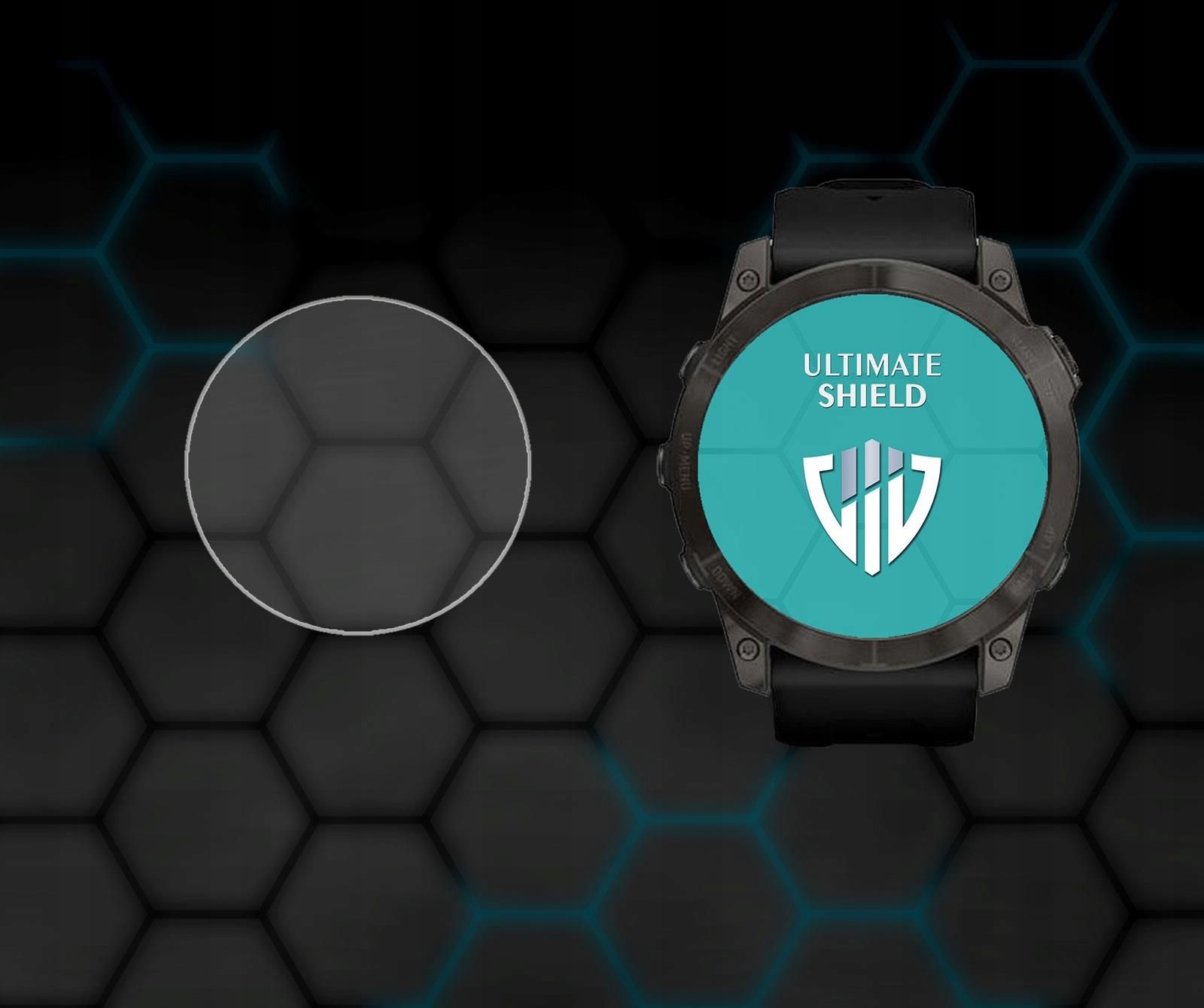 Ultimate Shield Szkło Hybrydowe Szkiełko Ochronne Smartwatch Garmin ...