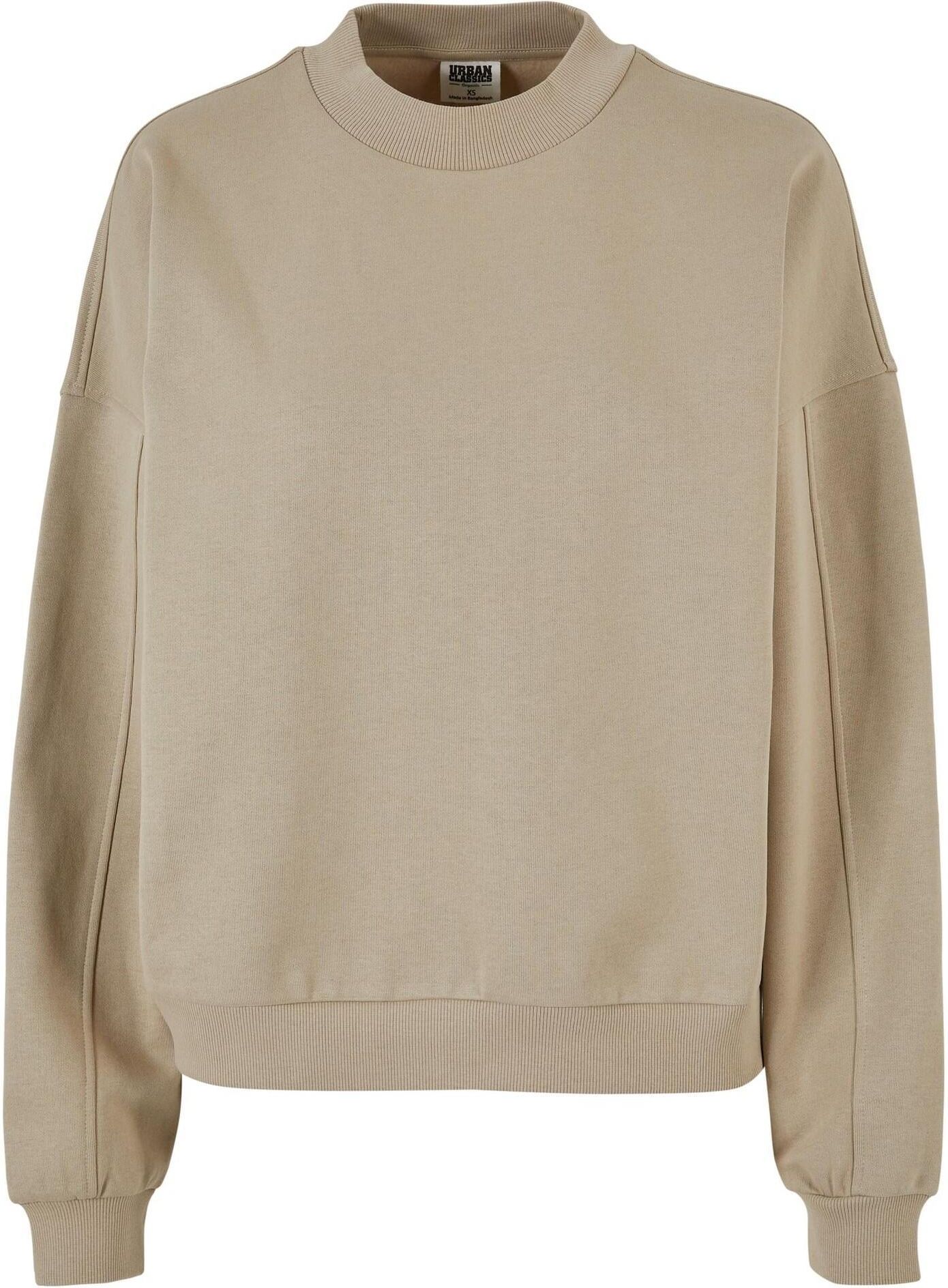 Urban Classics Sweter Damski Organic Crew Neck Oversized Jumper Beżowe ...