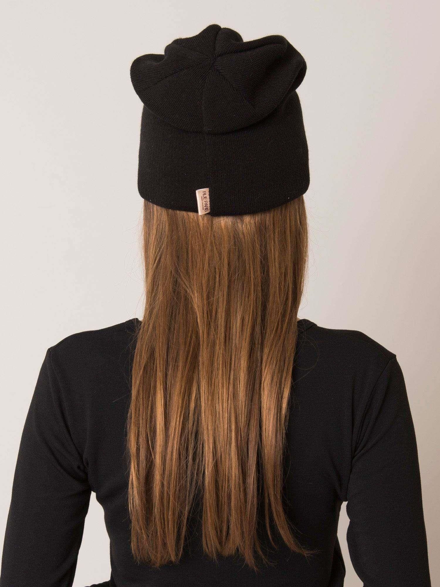 Czarna czapka basic RUE PARIS - Ceny i opinie - Ceneo.pl