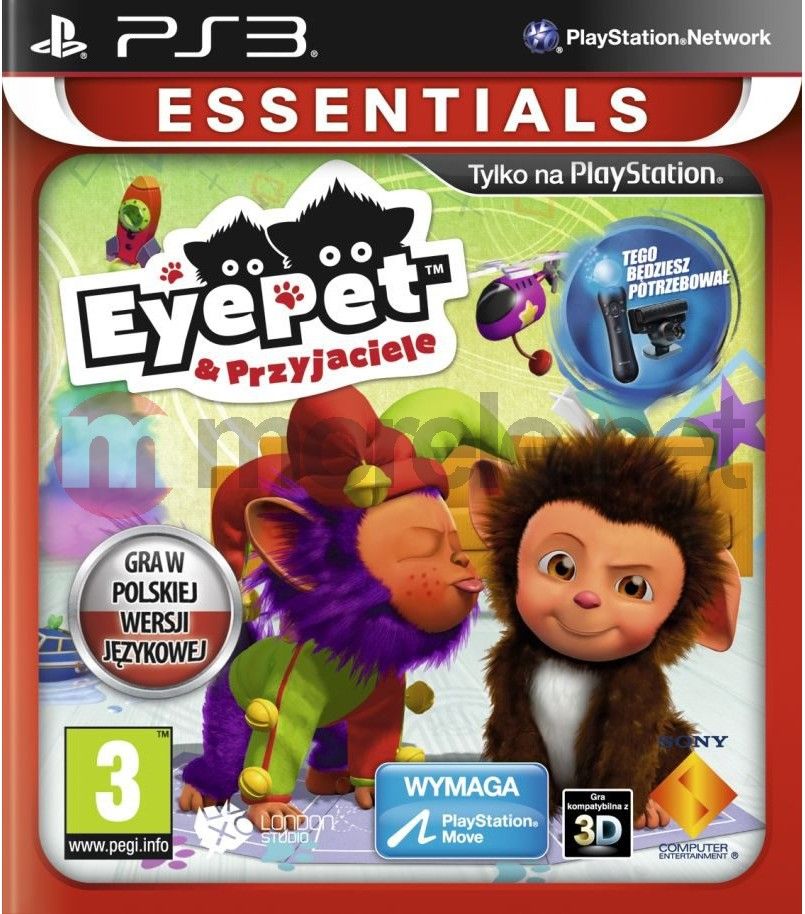 EyePet i Przyjaciele Essentials (Gra PS3) - Ceneo.pl