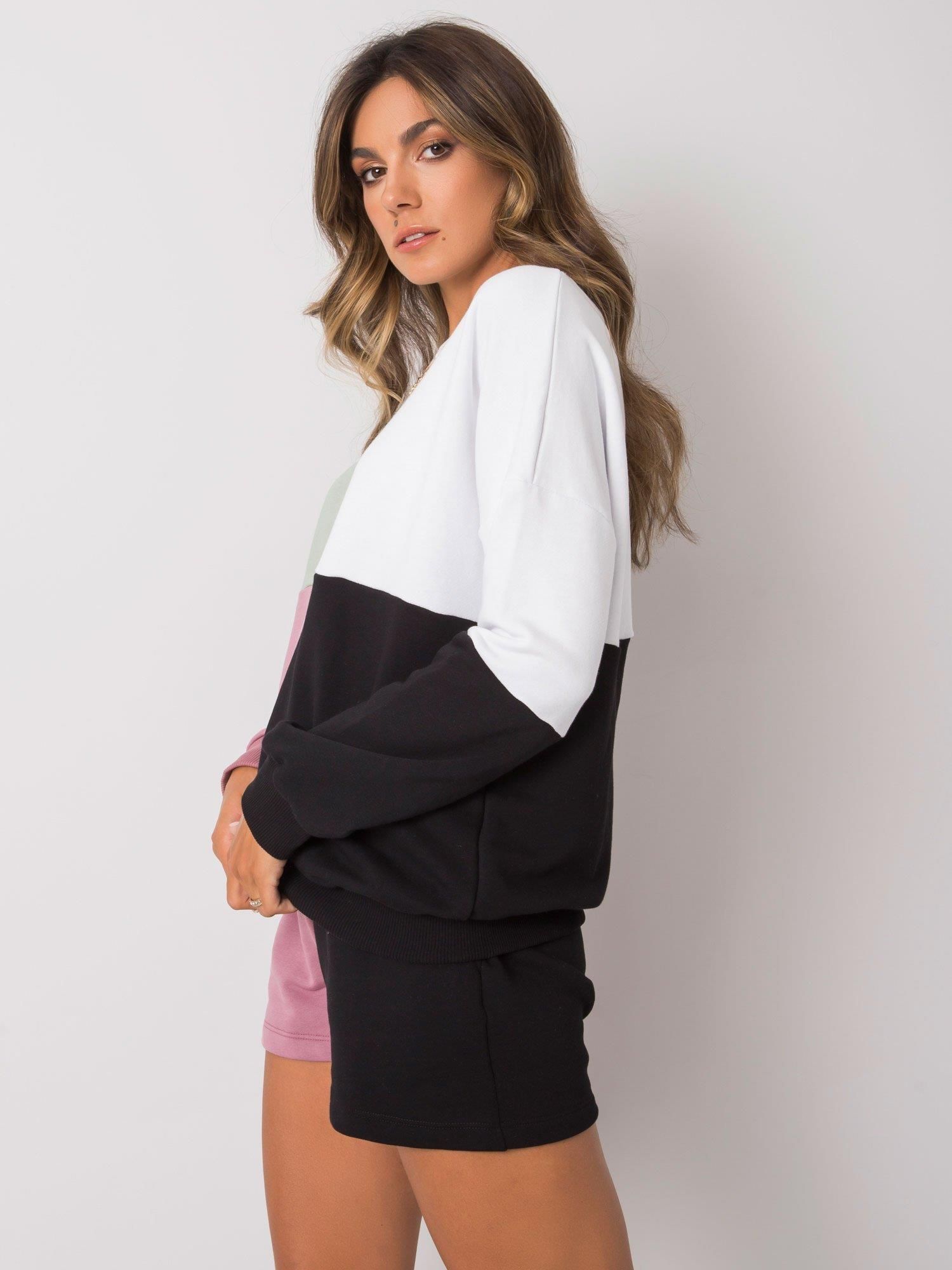 Brudnoróżowo-pistacjowy komplet casualowy Amaris RUE PARIS - Ceny i ...