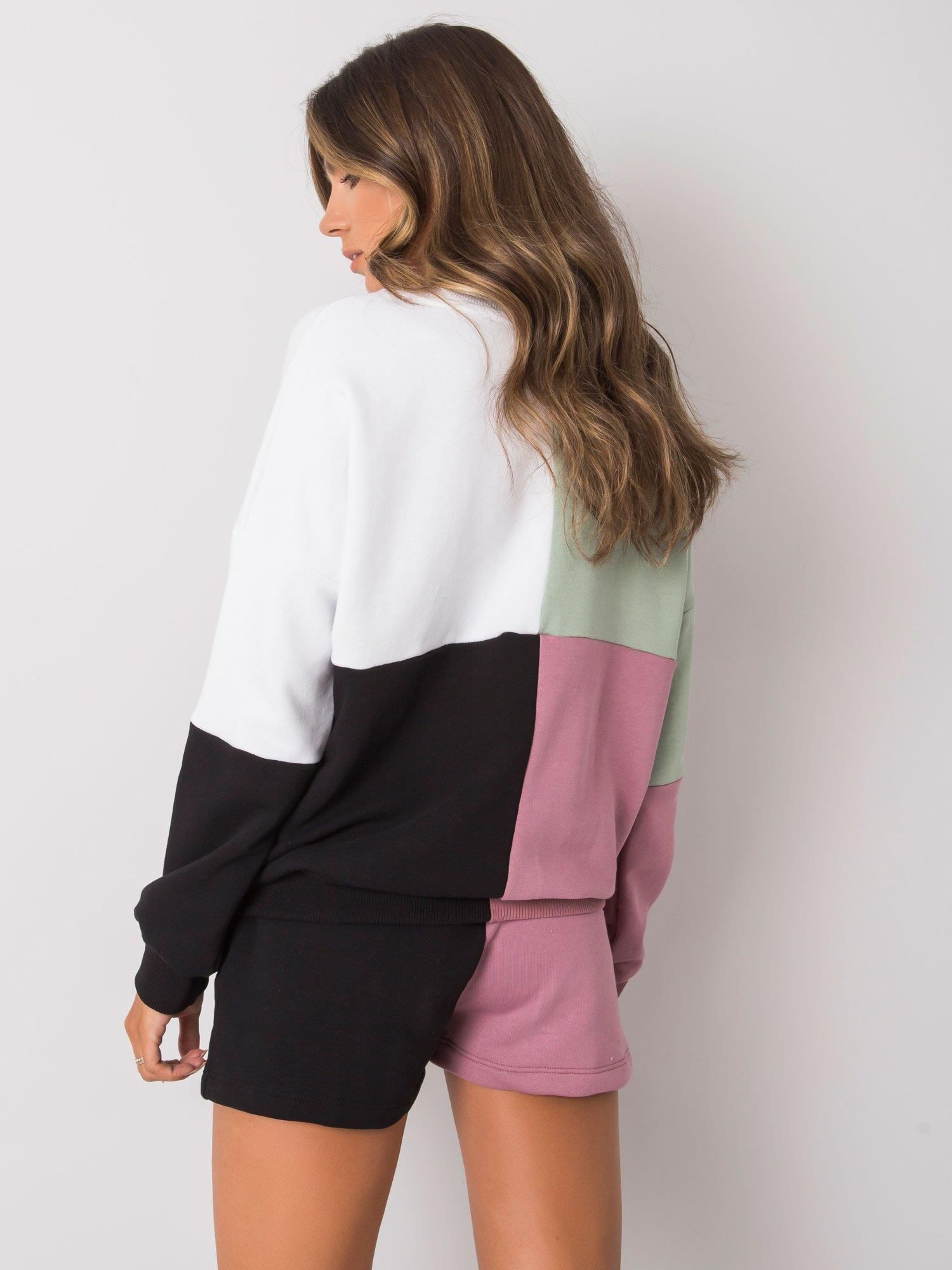 Brudnoróżowo-pistacjowy komplet casualowy Amaris RUE PARIS - Ceny i ...