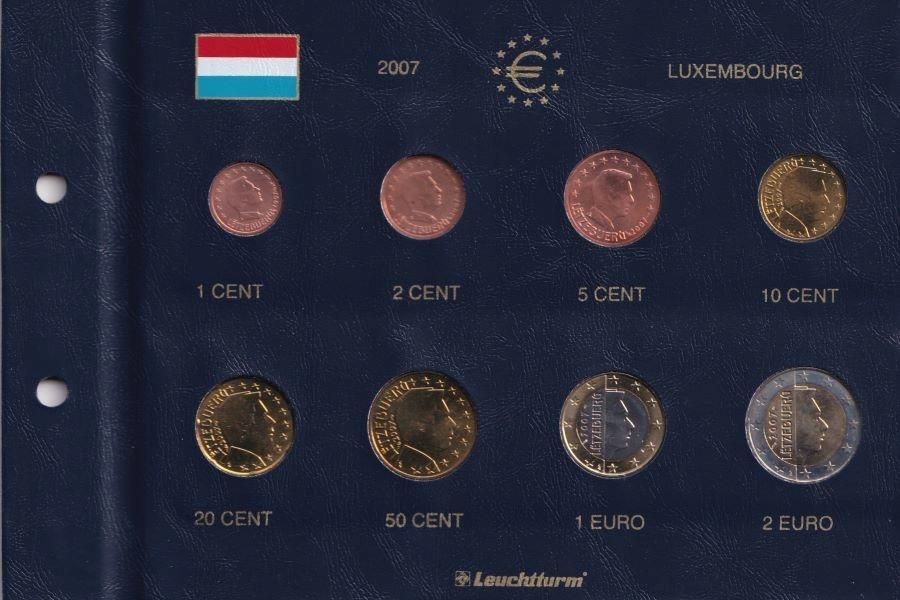 Euro Set Luksemburg 2007 Zestaw Monet Euro - Ceny i opinie - Ceneo.pl