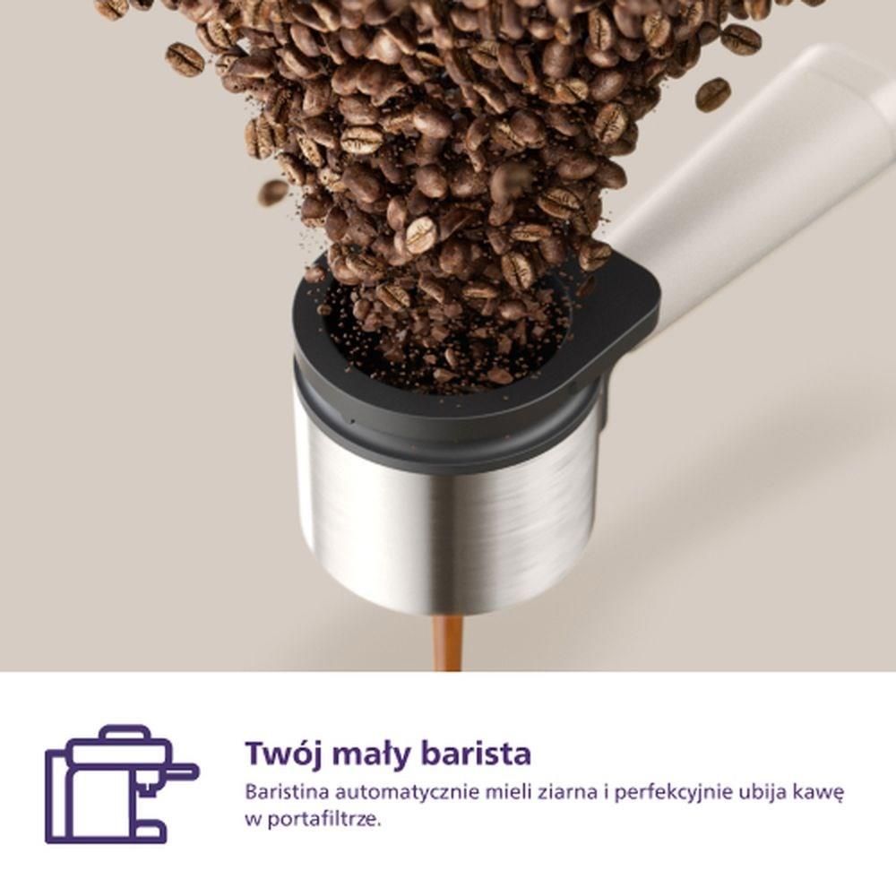 PHILIPS Baristina BAR300/00 Mleczna biel, Portafilter Mleczna Biel ...