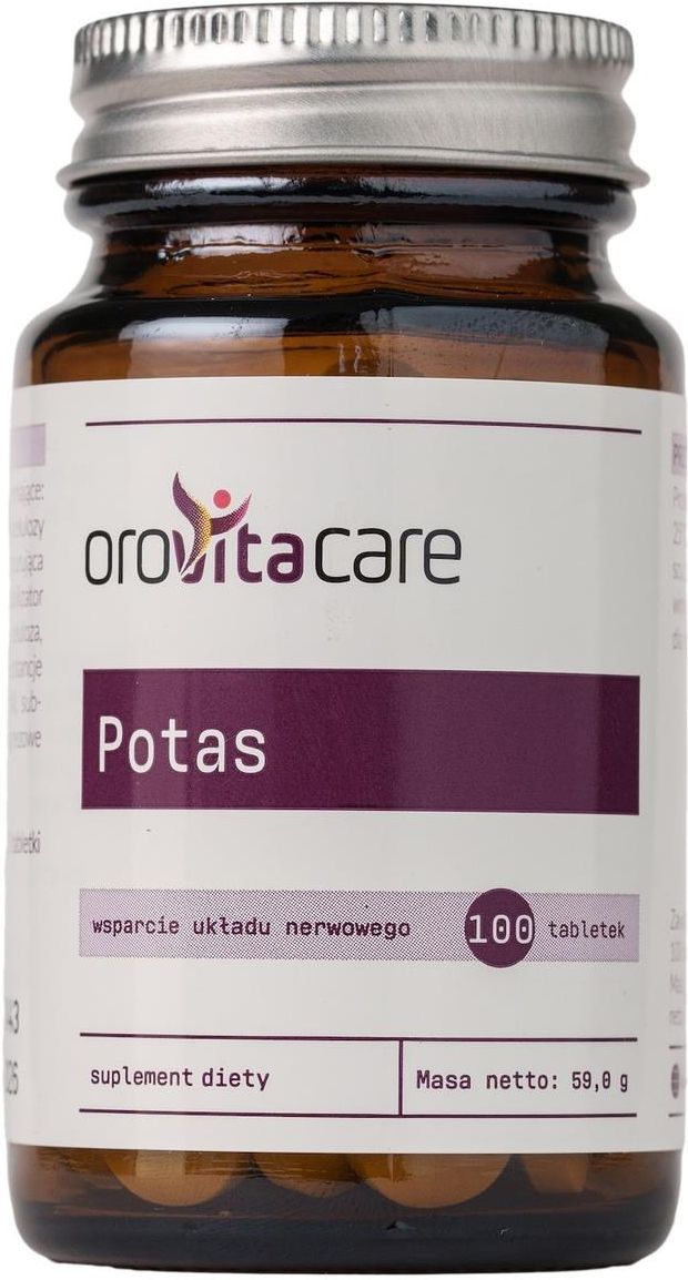 Orovitacare Potas 100tabl. - Opinie i ceny na Ceneo.pl