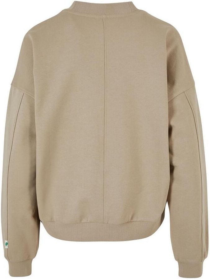 Urban Classics Sweter Damski Organic Crew Neck Oversized Jumper Beżowe ...
