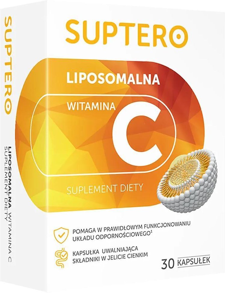 Suptero Liposomalna Witamina C 30kaps. - Opinie i ceny na Ceneo.pl