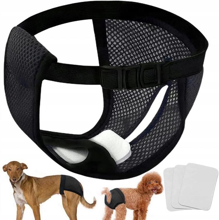 Reverse Majtki Ochronne Dla Psa Suki Suczki Wielorazowe Na Cieczkę 3 ...